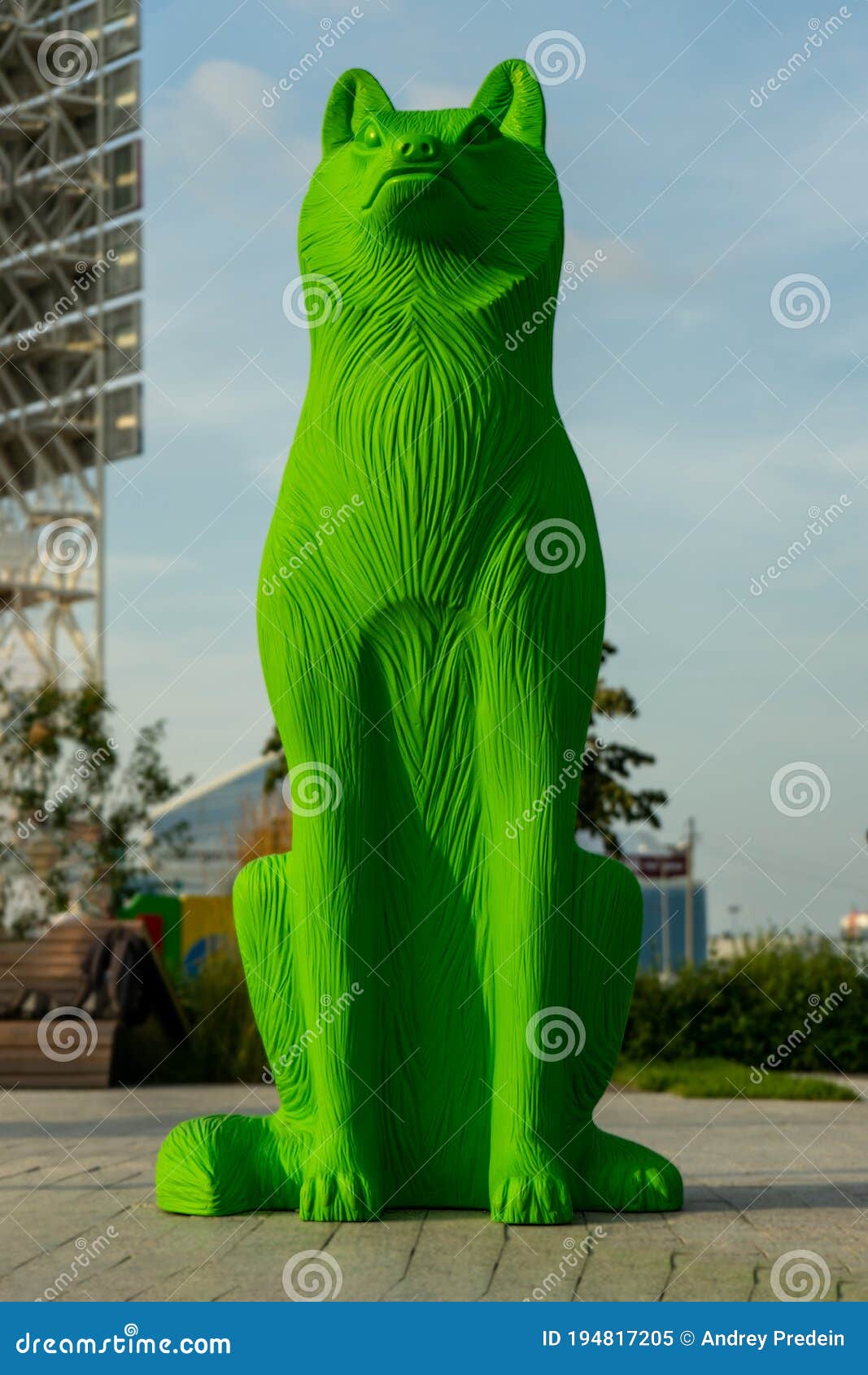Wolf Figure Made of Colored Plastic Editorial Image - Image of ...