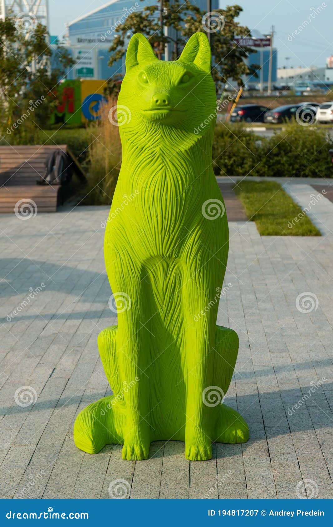 Wolf Figure Made of Colored Plastic Editorial Photography - Image of ...
