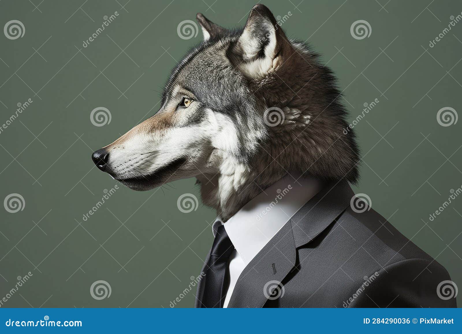 Wolf, Generative AI stock illustration. Illustration of generative ...