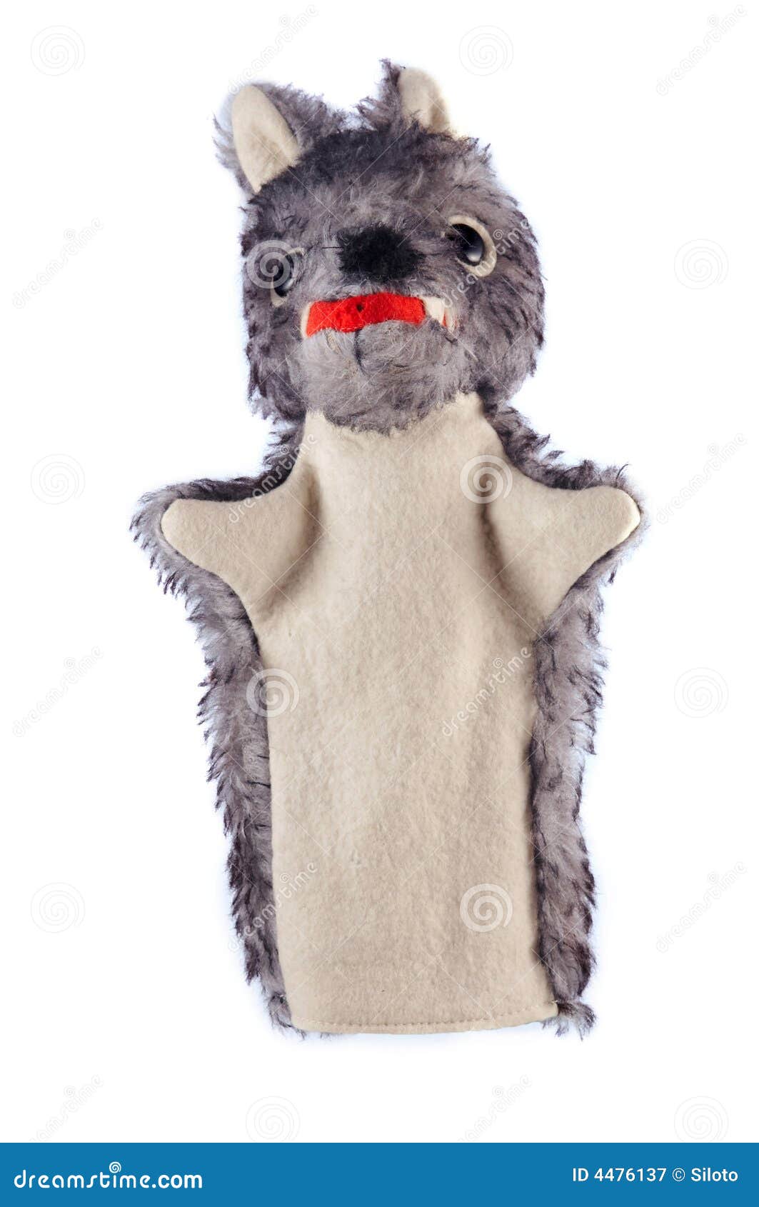Wolf - hand puppet stock image. Image of adorable, funny - 4476137
