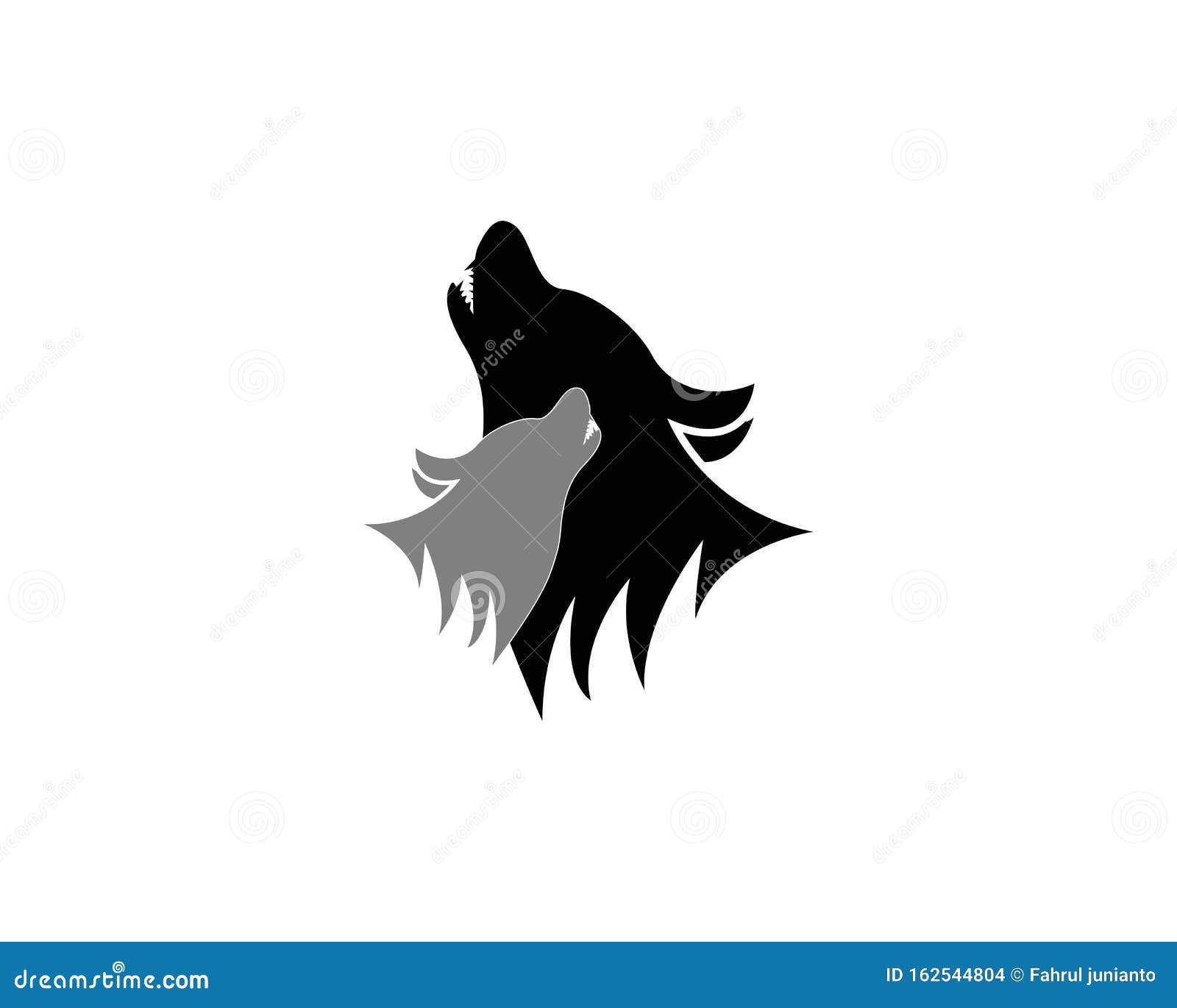 Wolf Head Icon and Symbol Vector Illustration Stock Vector ...