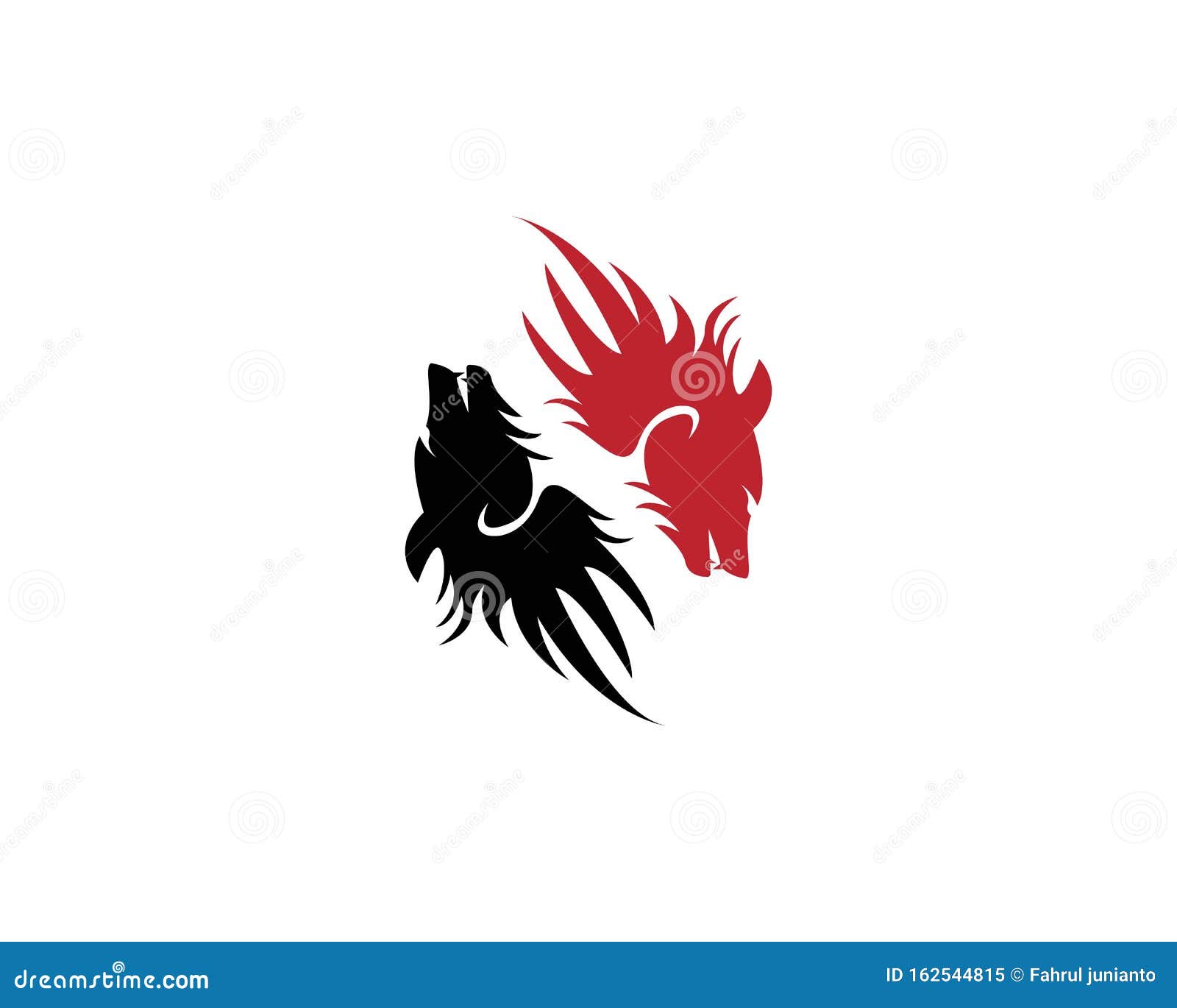 Wolf Head Icon and Symbol Vector Illustration Stock Vector ...