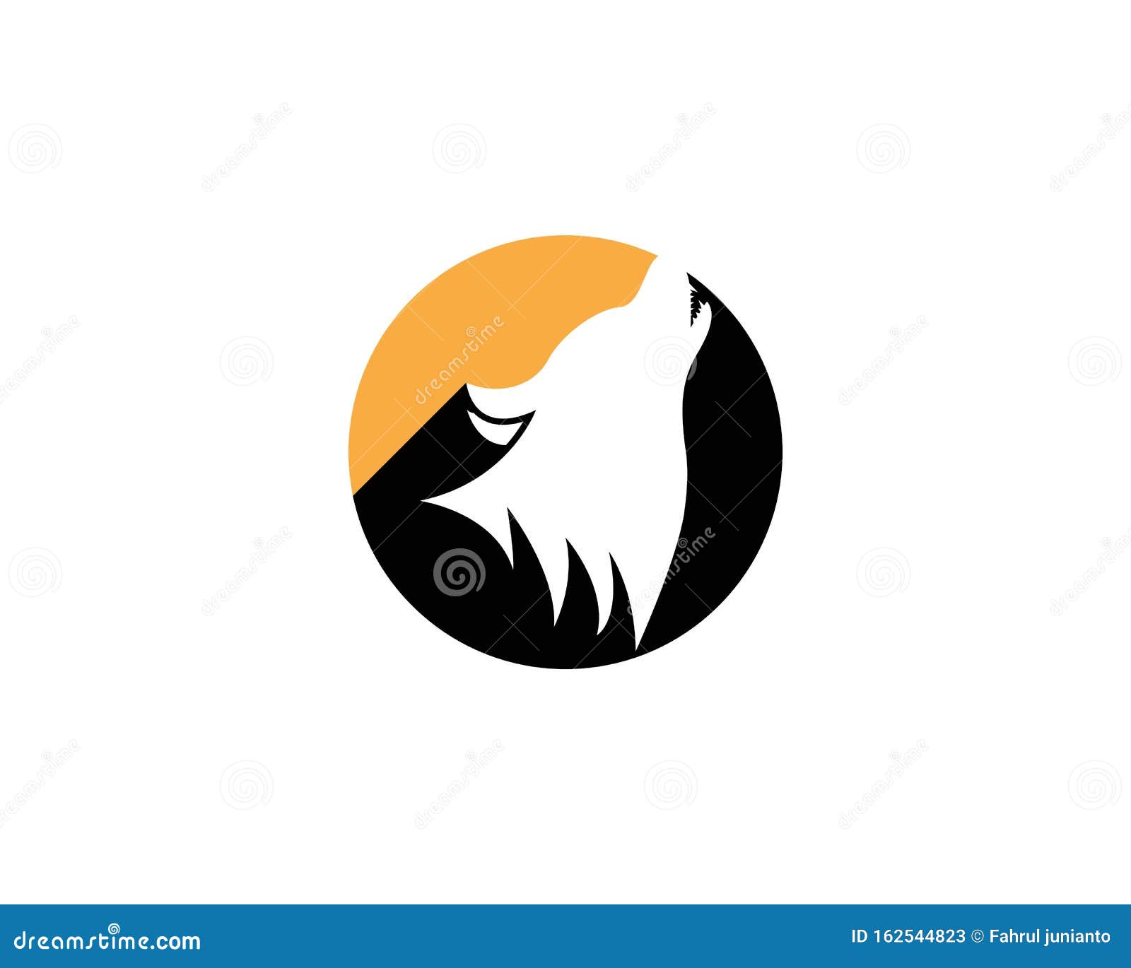 Wolf Head Icon and Symbol Vector Illustration Stock Vector ...