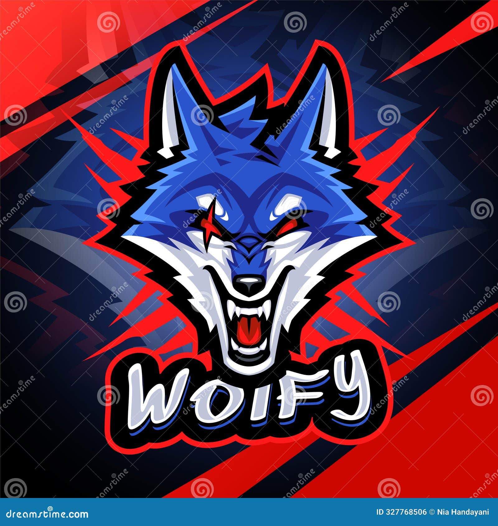 Hellhound Head Vector Graphic Royalty-Free Illustration | CartoonDealer ...