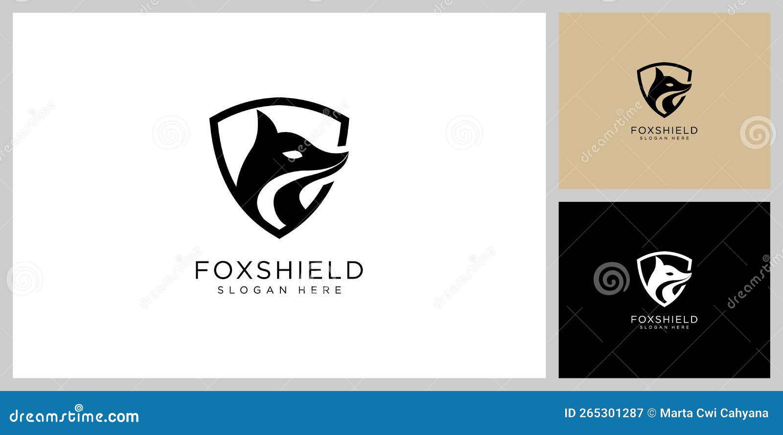 Wolf Head and Shield Logo Vector Design Template Stock Vector ...