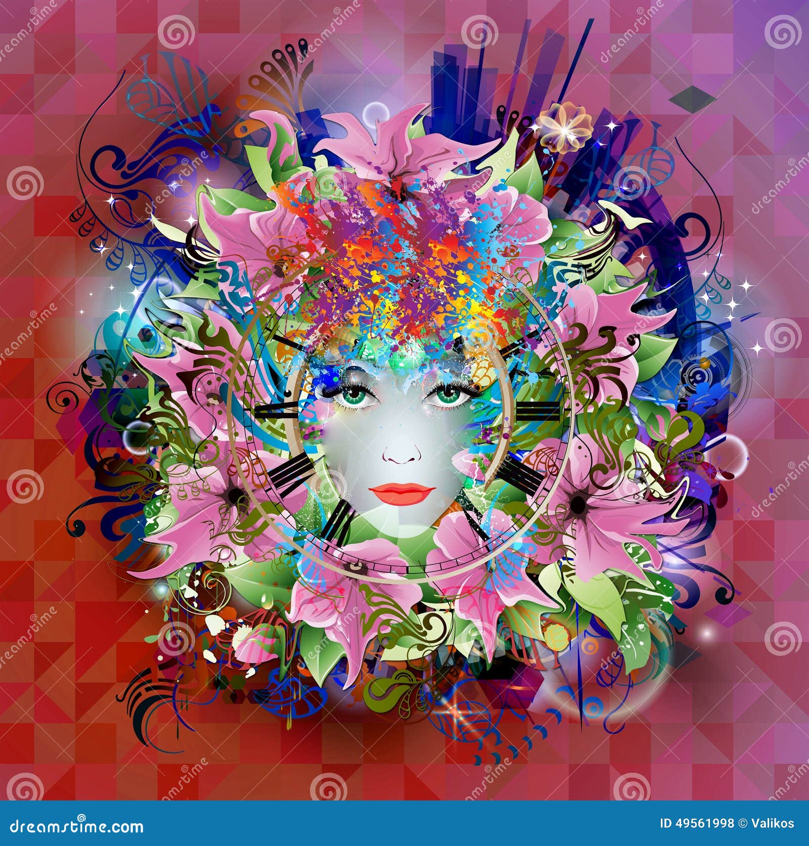 Wolf and human stock illustration. Illustration of abstract - 49561998