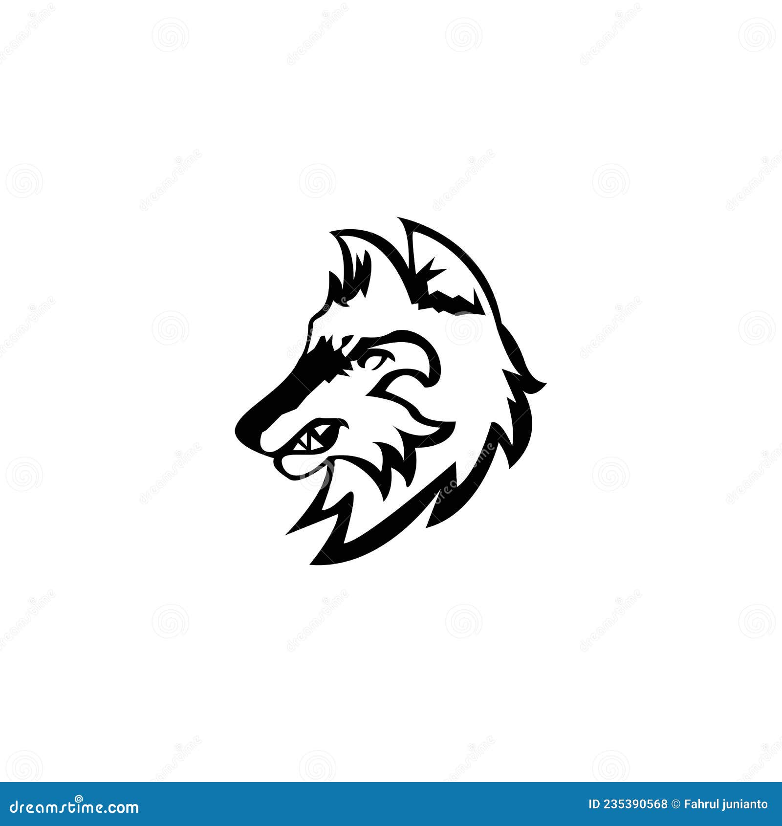 Wolf Icon and Symbol Vector Illustration Stock Vector - Illustration of ...