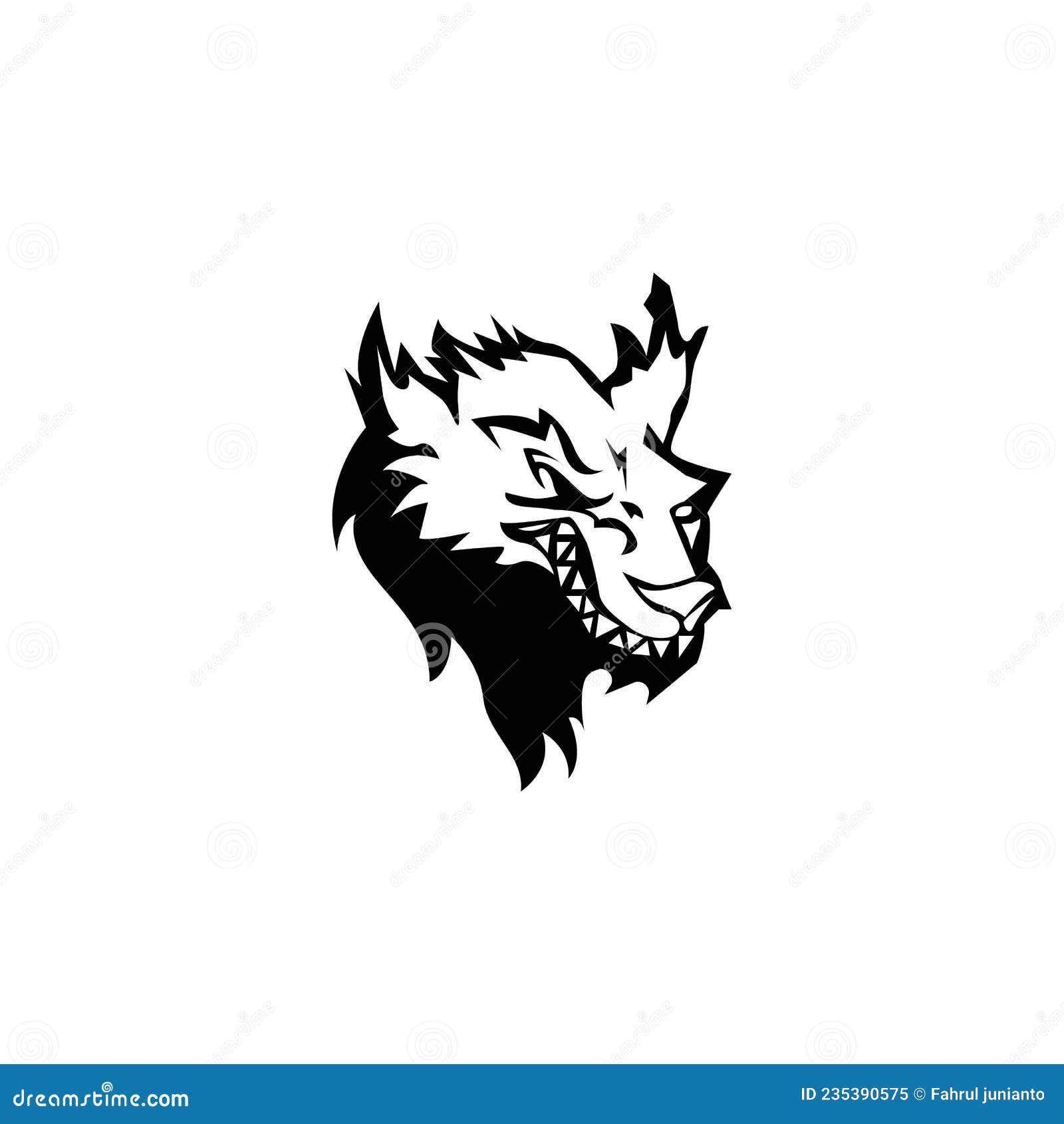 Wolf Icon and Symbol Vector Illustration Stock Illustration ...