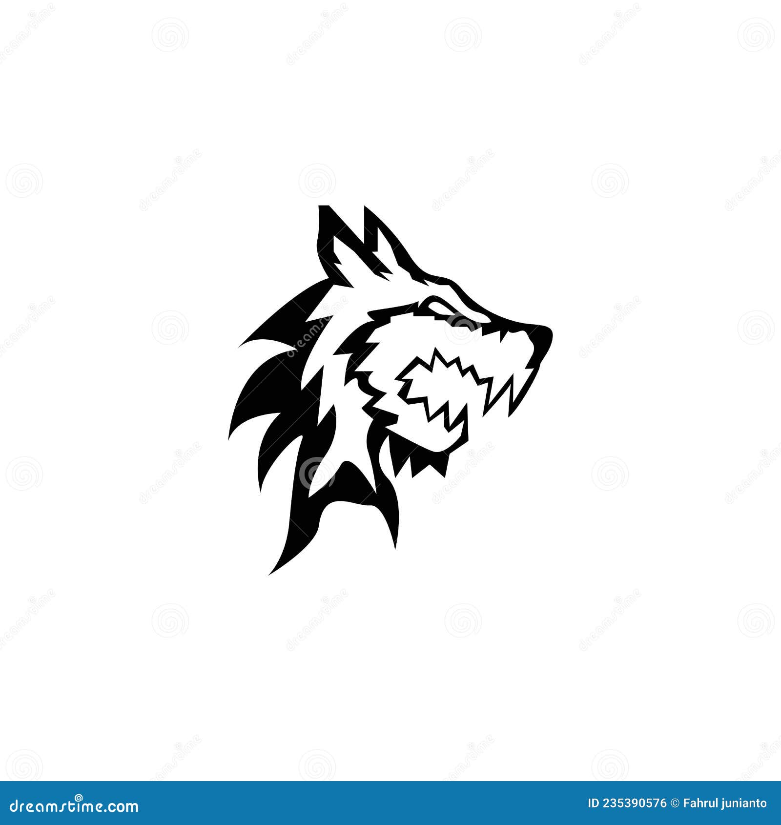 Wolf Icon and Symbol Vector Illustration Stock Illustration ...