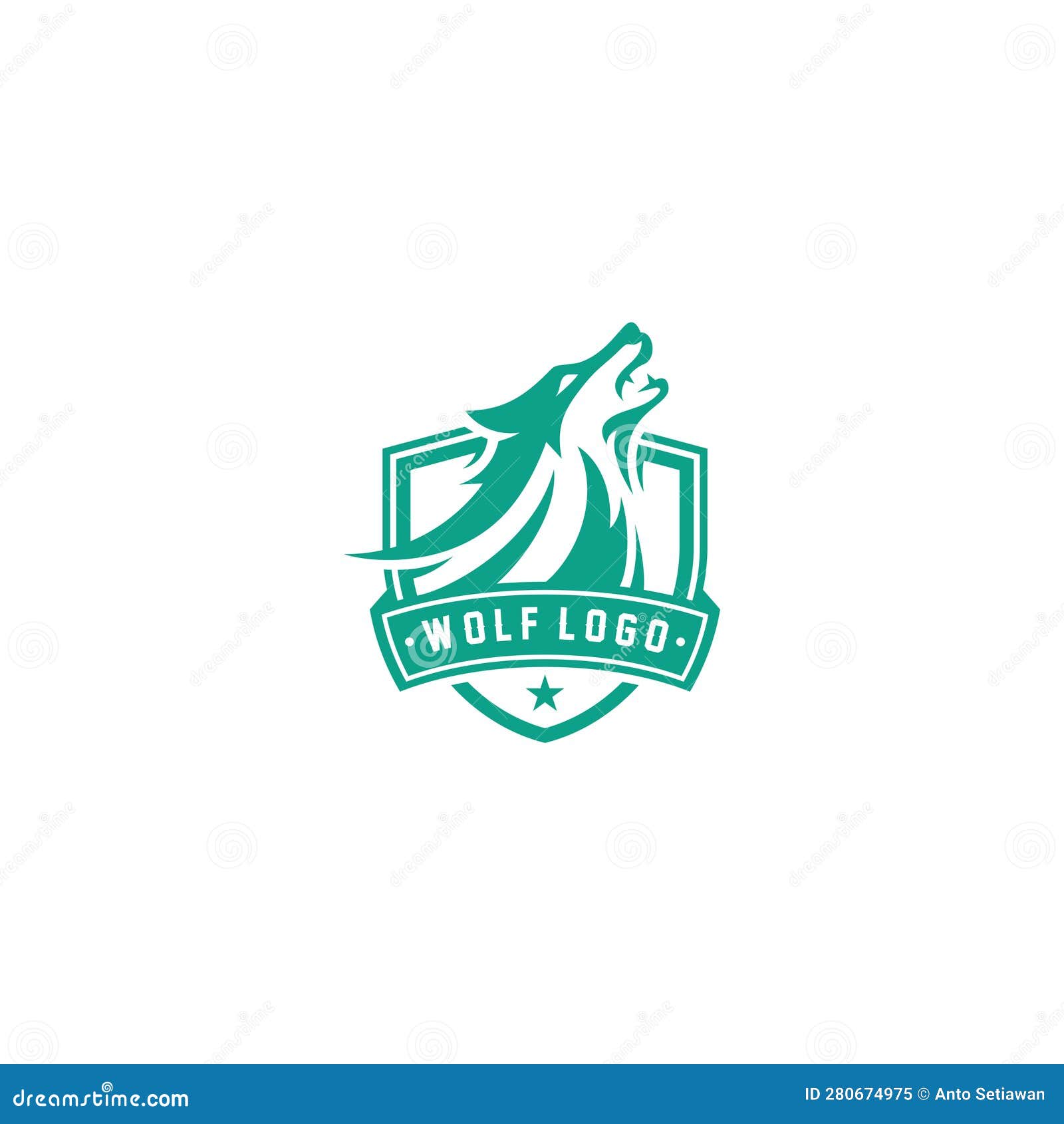 Wolf Logo Strong. Wolf Shield Logo Design Stock Vector - Illustration ...