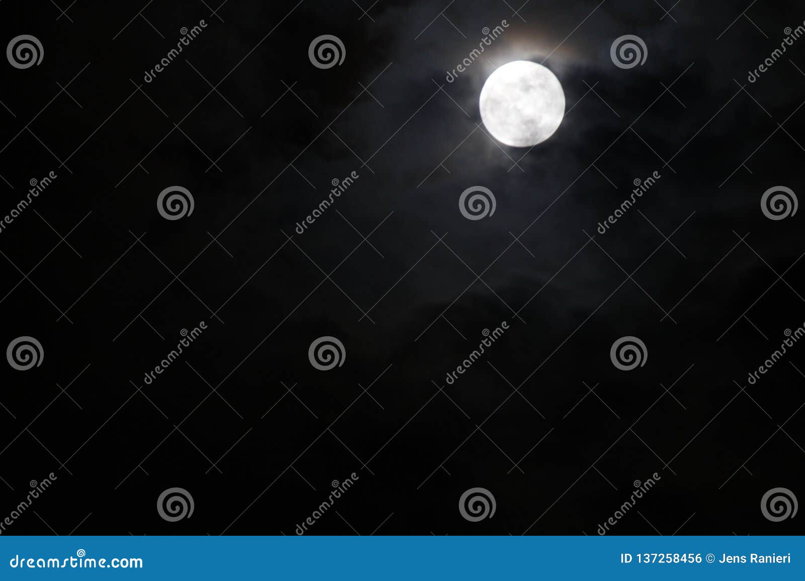 Wolf Moon stock photo. Image of moon, eerie, wolf, beautiful - 137258456