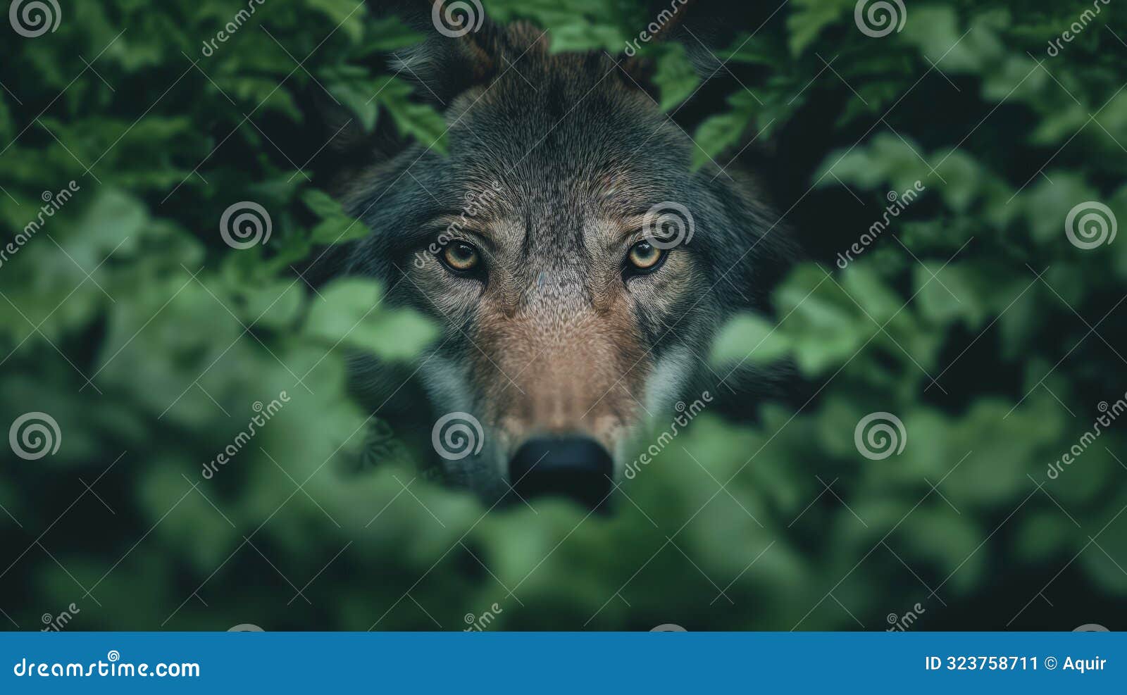 Wolf Wallpaper. Wolf Poster Stock Illustration - Illustration of ...