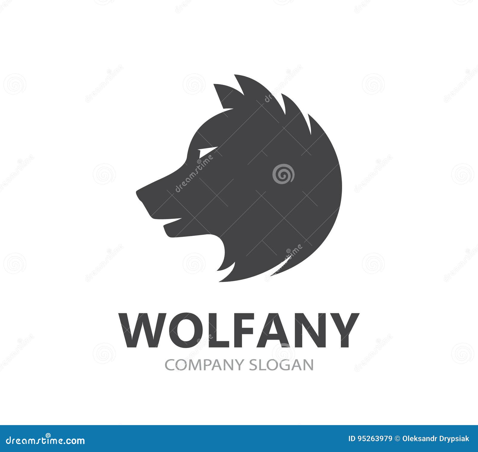 Wolf and Predator Logo Combination. Beast and Dog Symbol or Icon ...