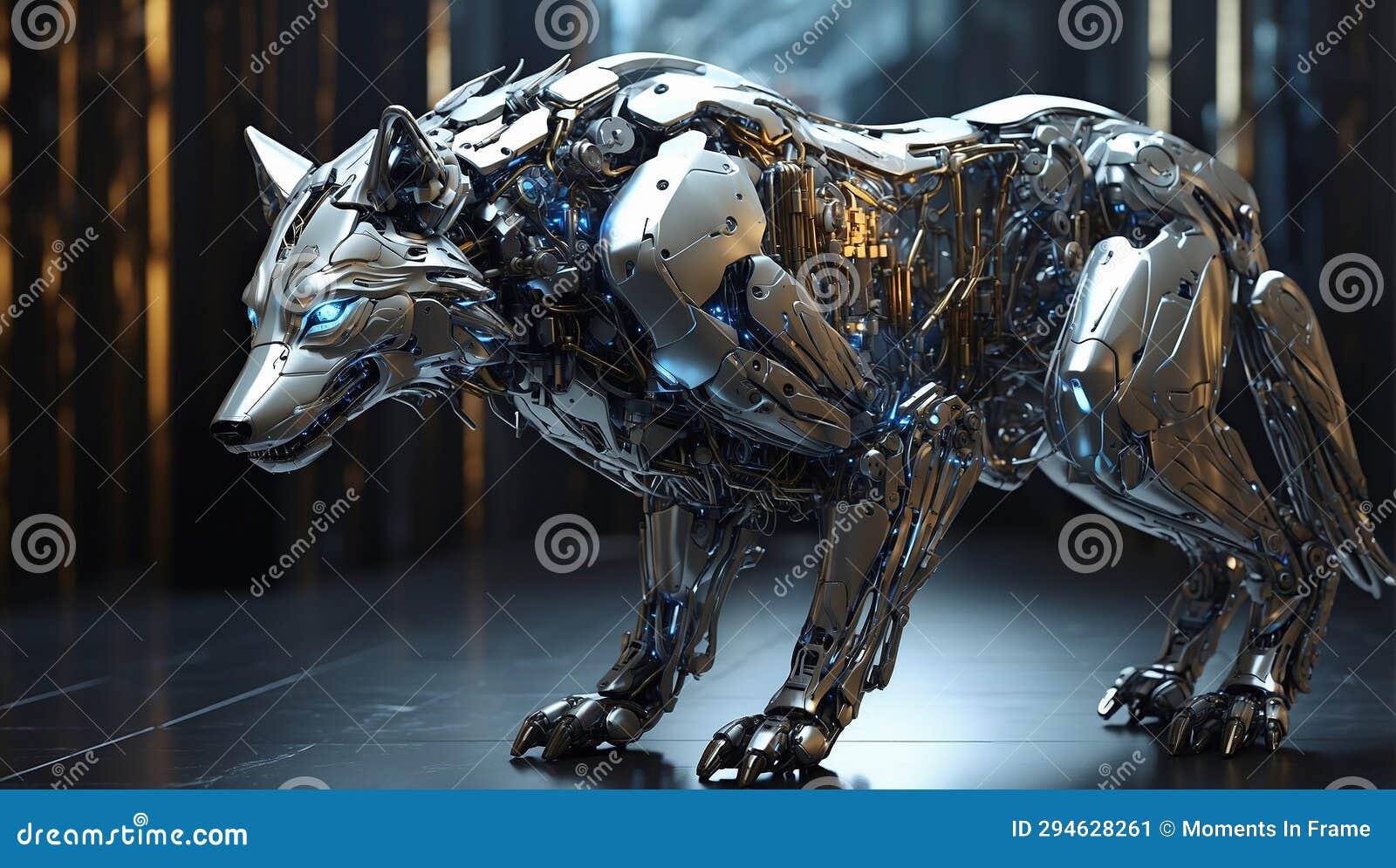 Wolf Robot stock illustration. Illustration of person - 294628261
