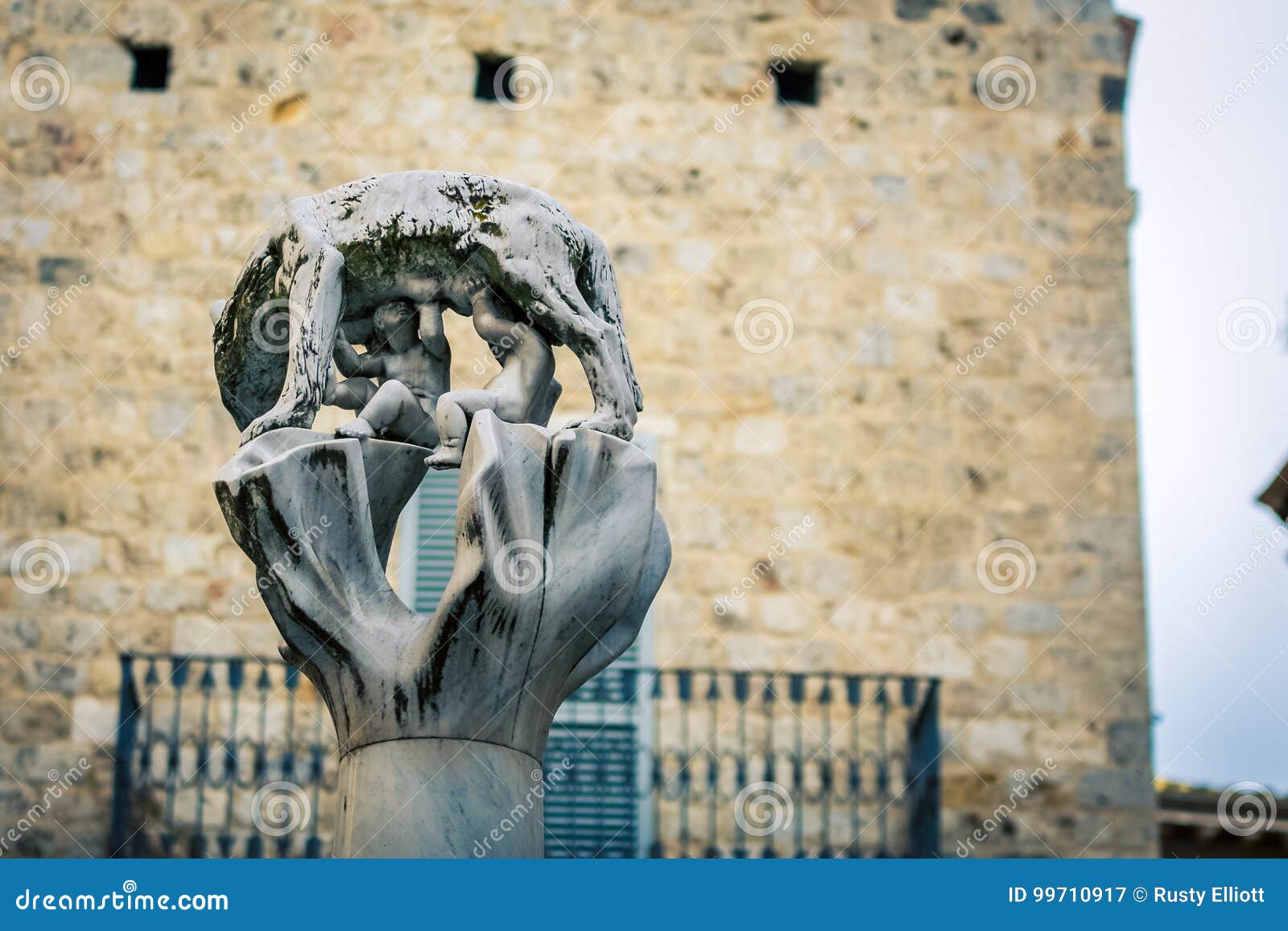 Romulus and Remus Statue Siena Stock Image - Image of romulus, symbol ...