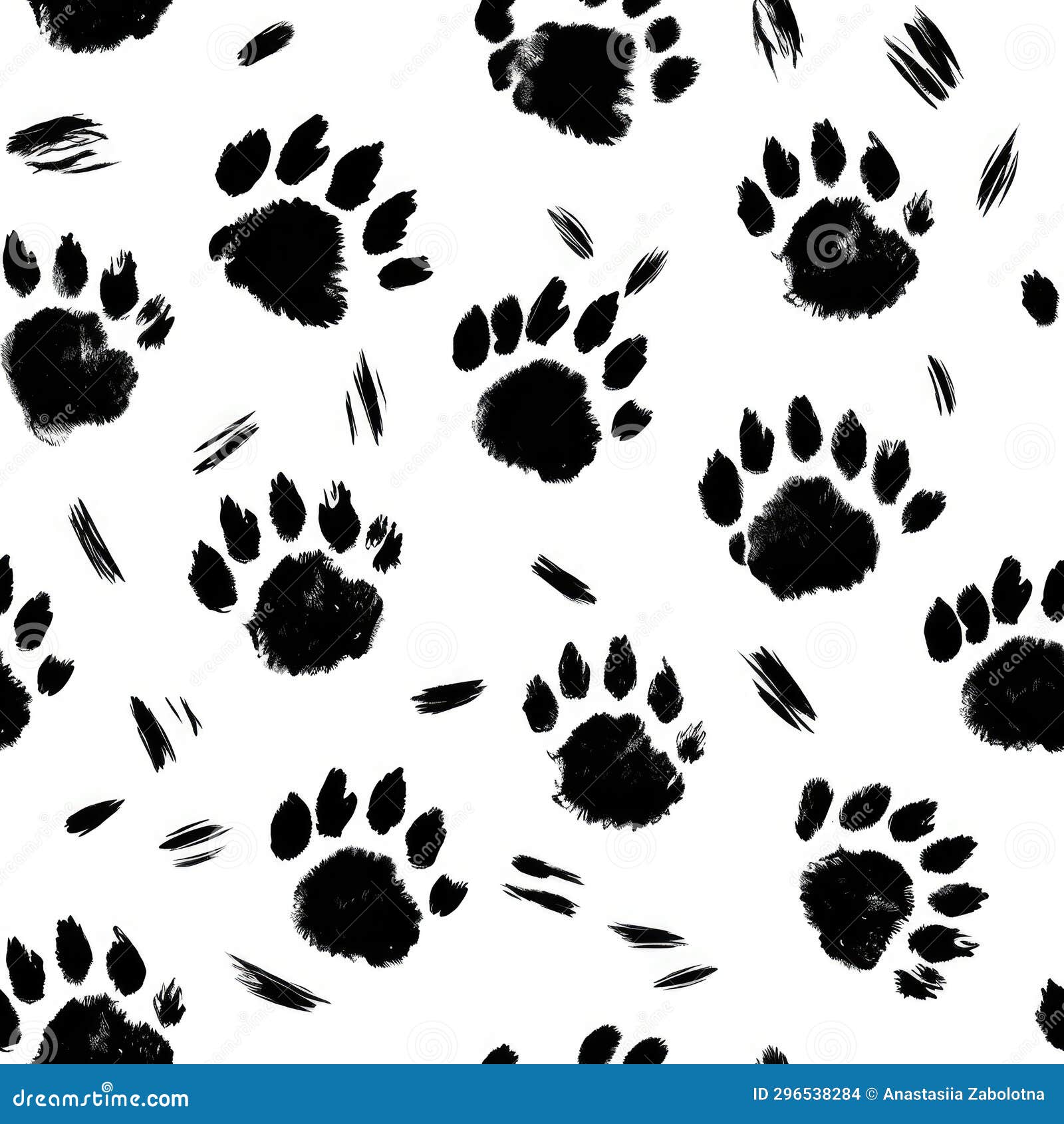 Wolf Tracks Royalty-Free Cartoon | CartoonDealer.com #268920611