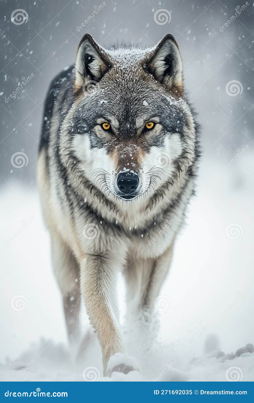 Wolf Front View Wolf Front View