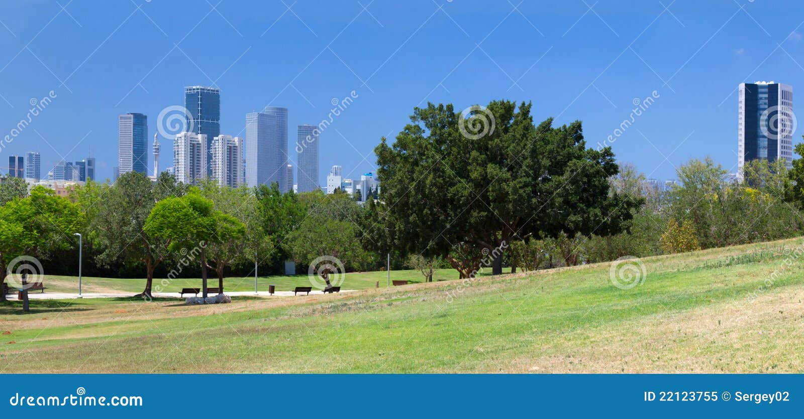Wolfson Park stock image. Image of town, district, israel - 22123755