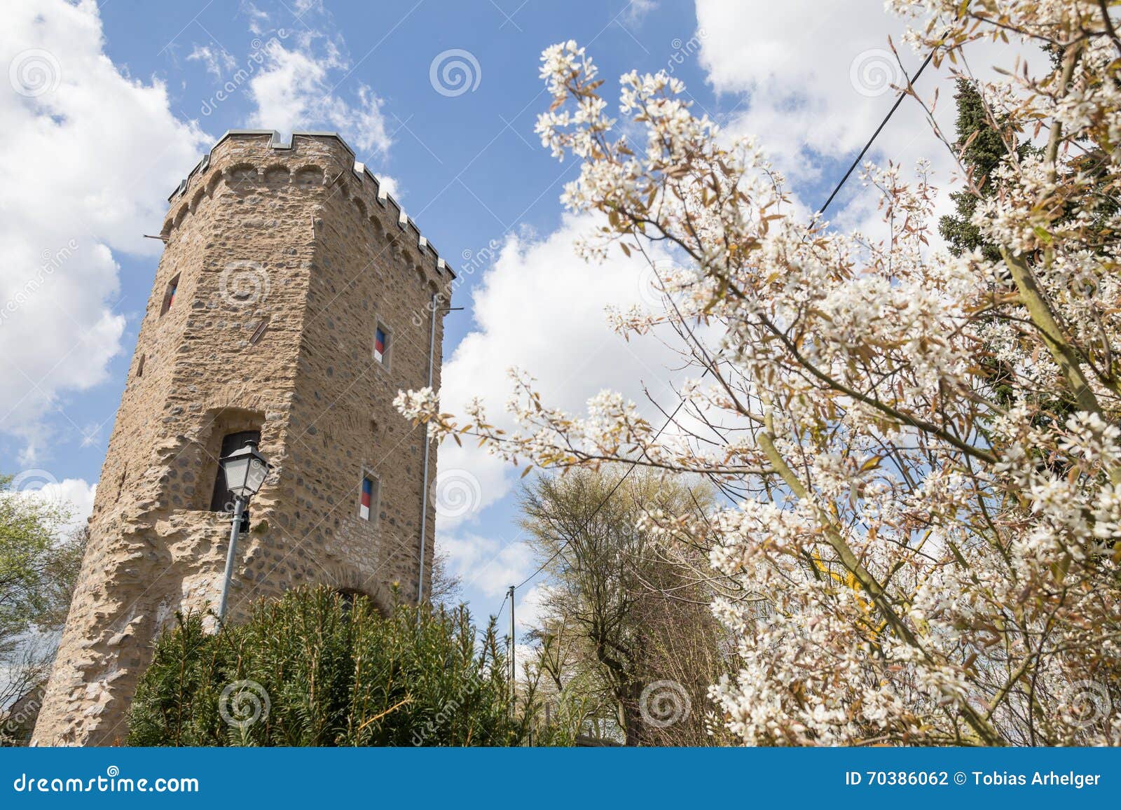 Wolfsturm Tower Montabaur Germany Stock Photo - Image of brick, wall ...