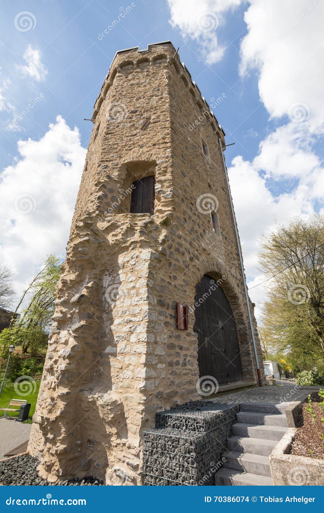 Wolfsturm Tower Montabaur Germany Stock Photo - Image of wall, germany ...