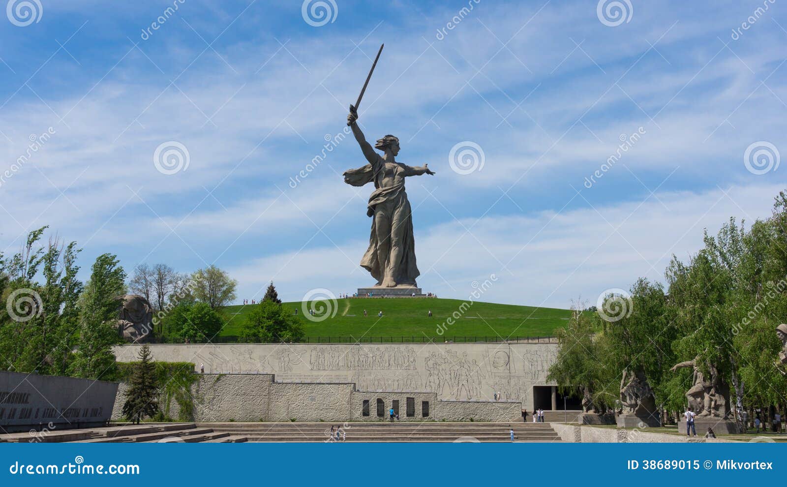 Wolgograd-Statue 3 stockbild. Bild von wolgagrad, denkmal - 38689015
