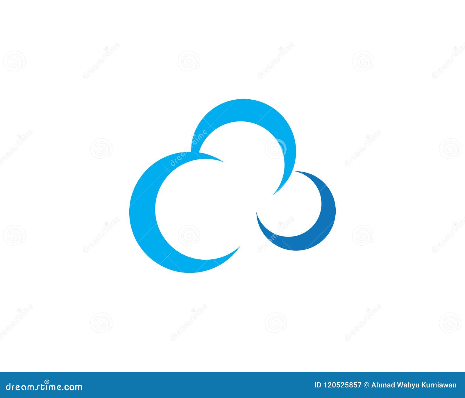Wolke Logo Vector vektor abbildung. Illustration von ikone - 120525857