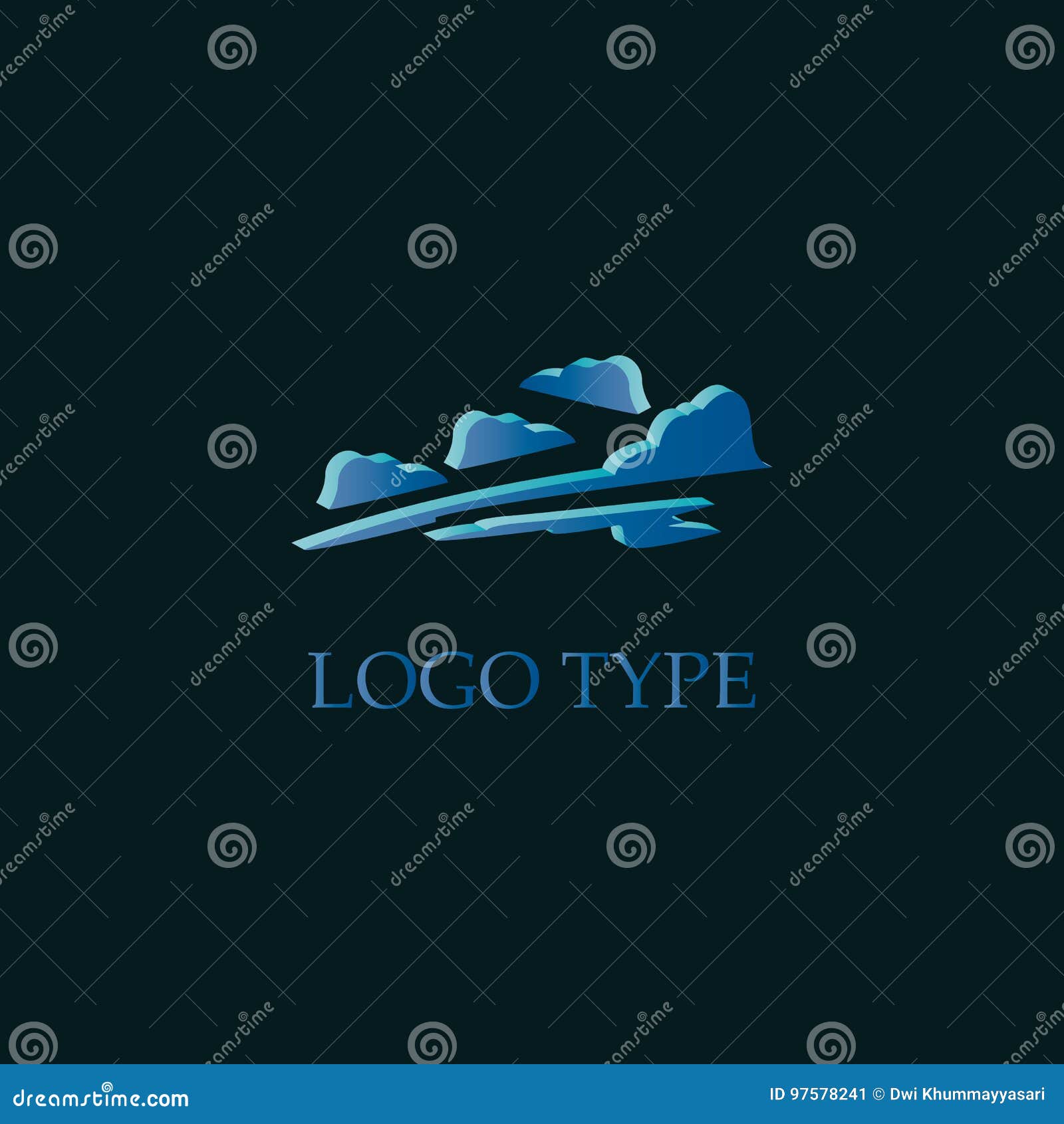 Wolken-Logo vektor abbildung. Illustration von auslegung - 97578241