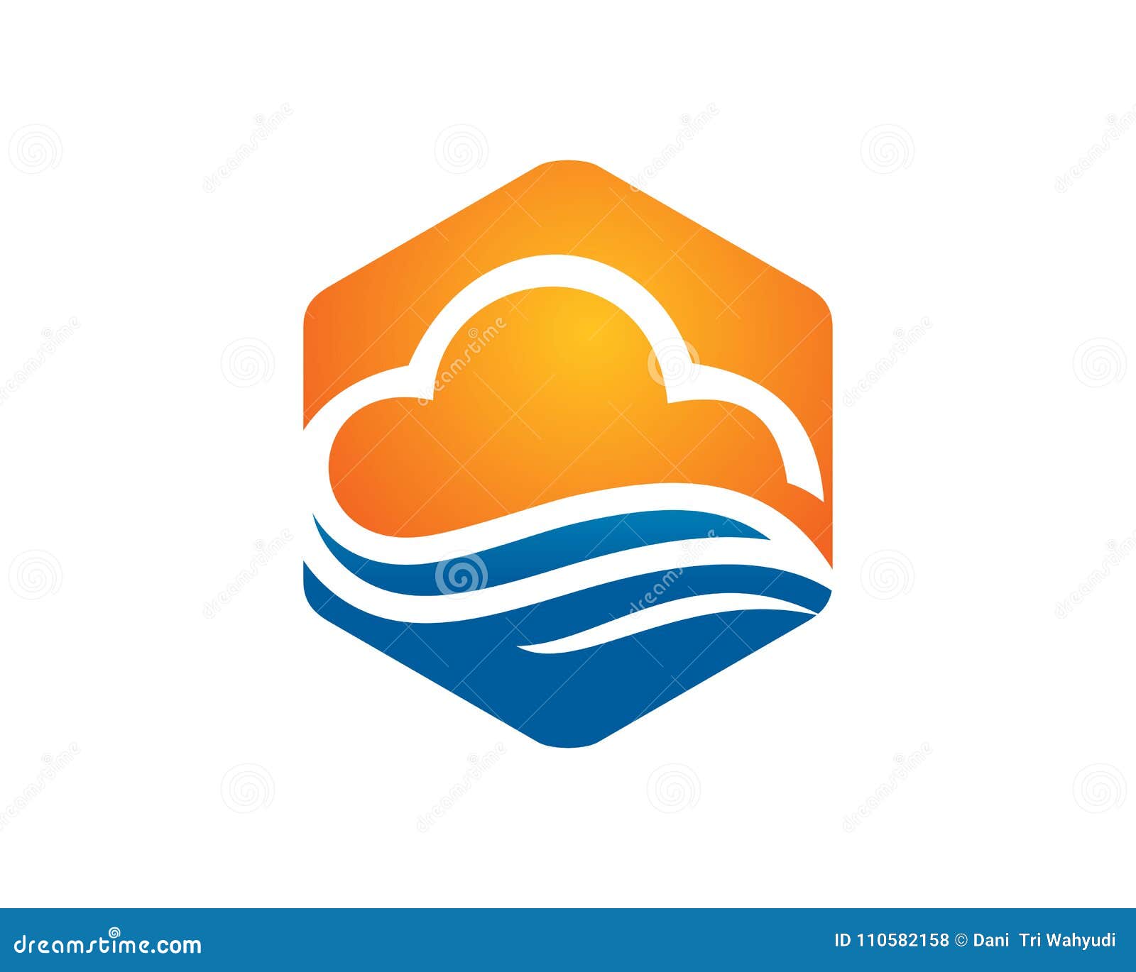Wolken-Logo Template-Illustration Stock Abbildung - Illustration von ...