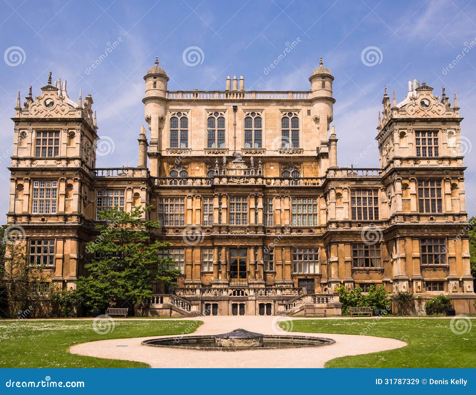 Wollaton Hall, Nottingham, Angleterre Image stock - Image du patrimoine ...