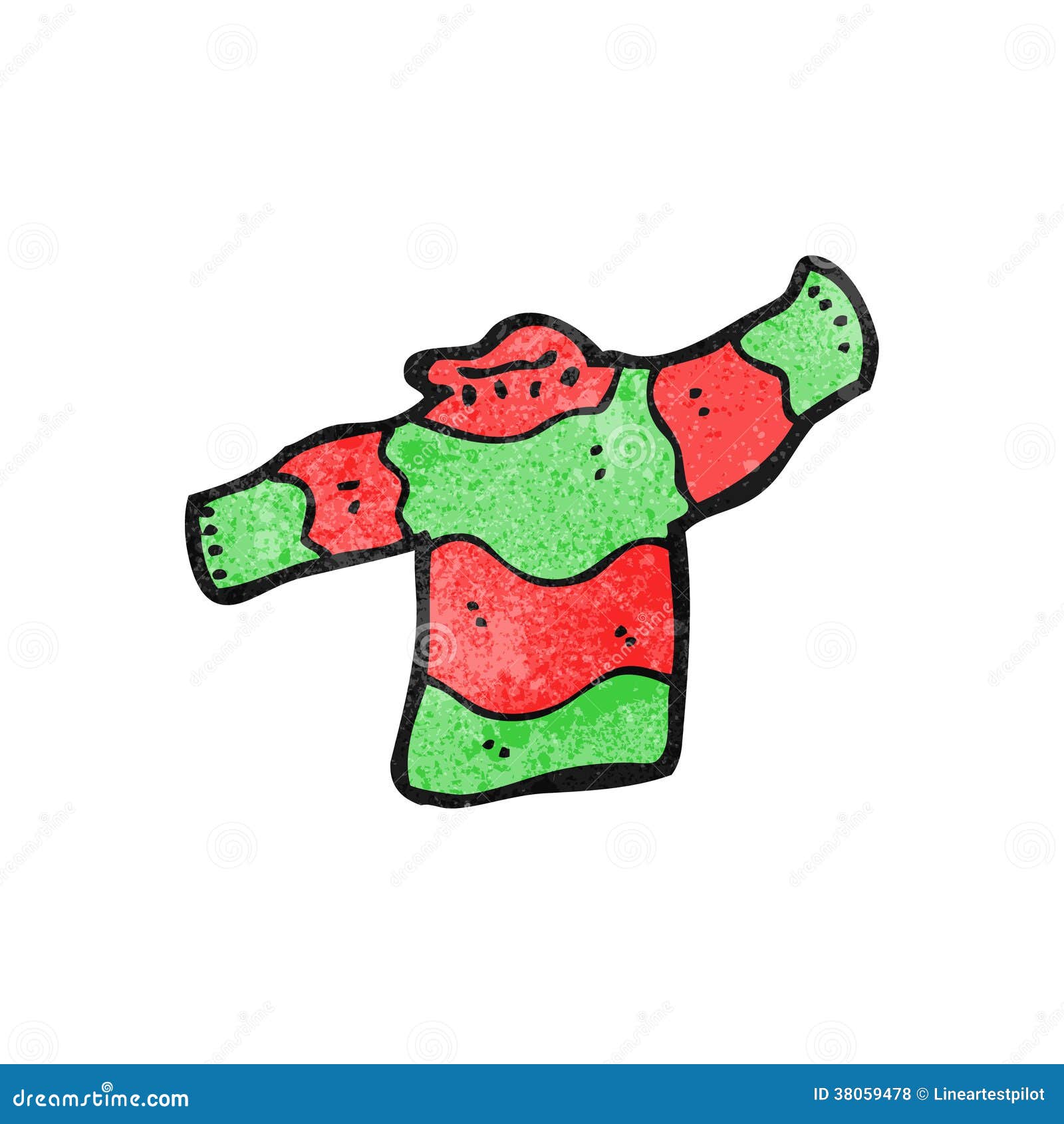 Wollener Pullover Der Karikatur Vektor Abbildung - Illustration von ...