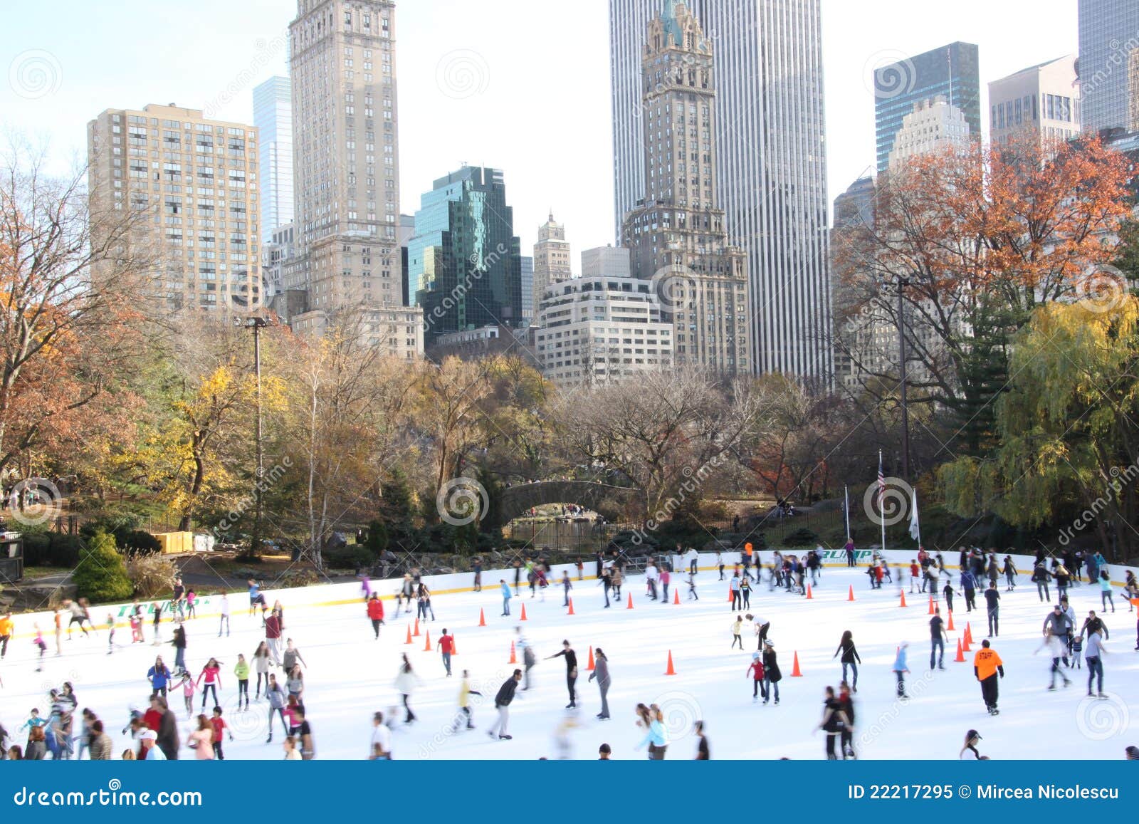 Wollman rink editorial image. Image of outdoors, icerink - 22217295