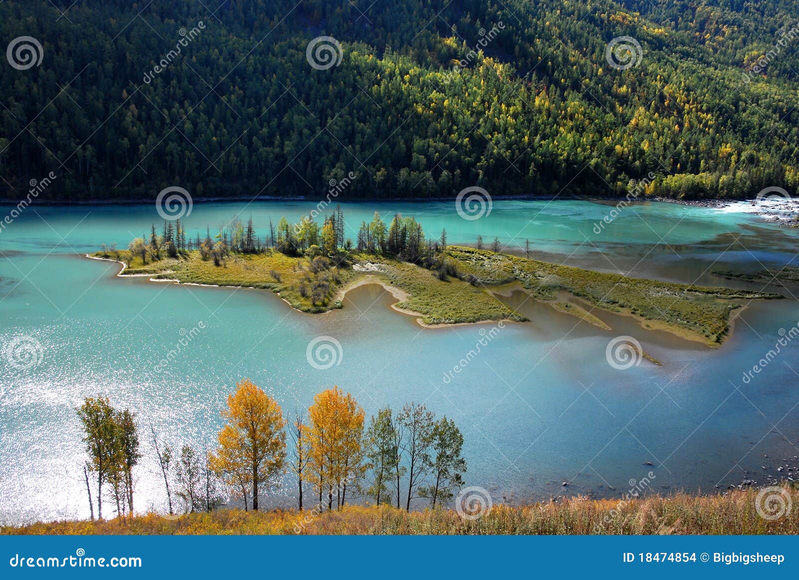 Wolong Bay stock photo. Image of green, cool, colourful - 18474854
