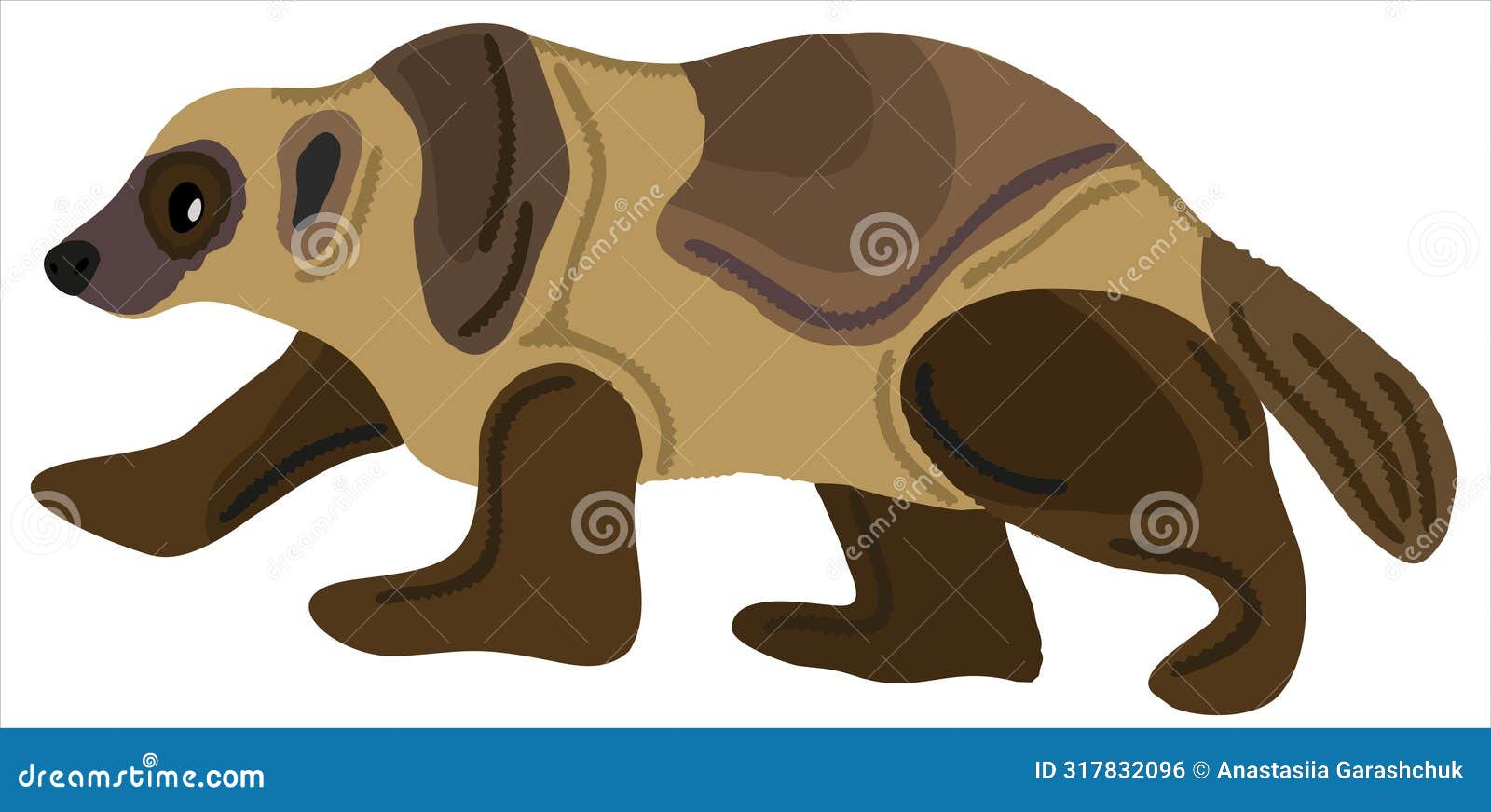 Wolverine Animal Cartoon Illustration | CartoonDealer.com #42311601
