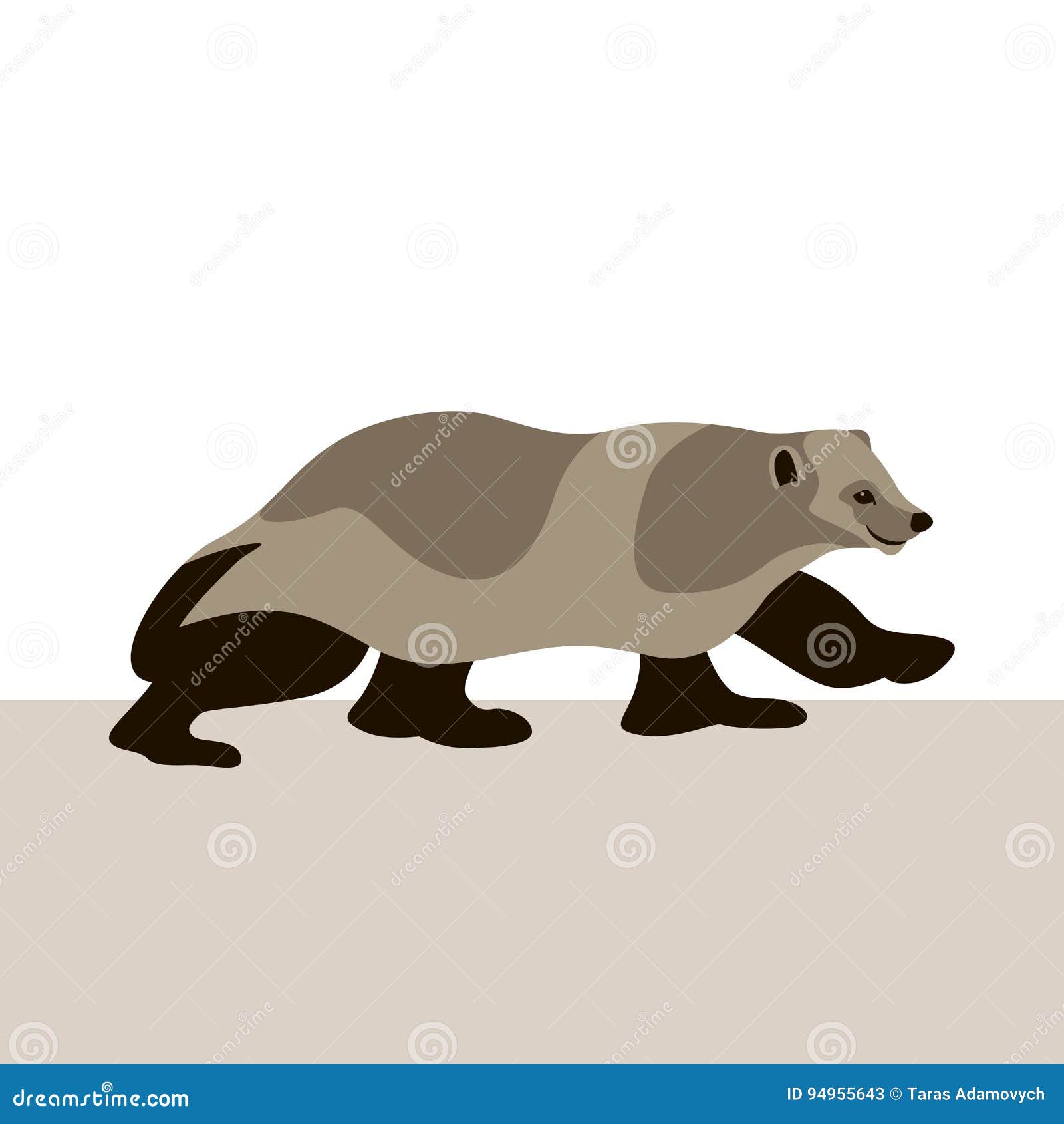 Wolverine Vector Illustration Style Flat Profile Stock Vector ...