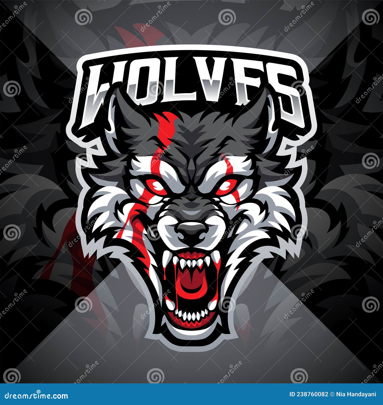 Hellhound Head Vector Graphic Royalty-Free Illustration | CartoonDealer ...