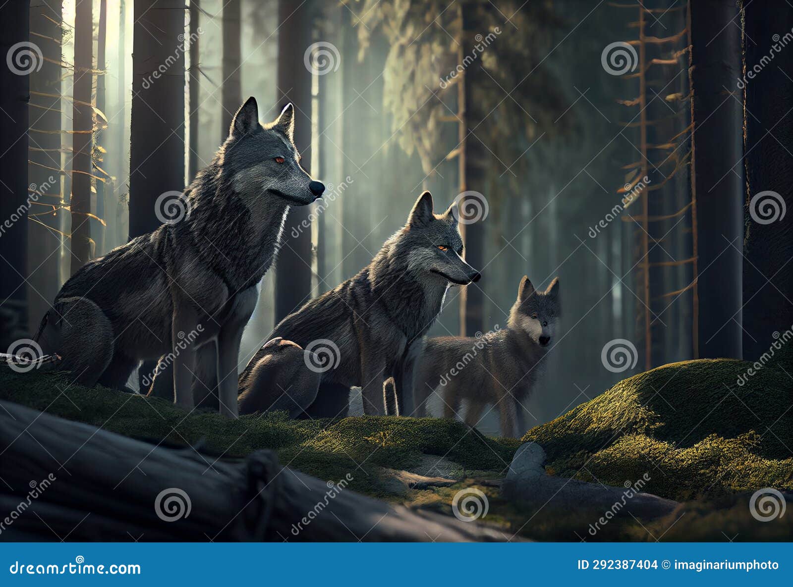 Wolves, Wolf Pack Attacks, on the Hunt Stock Photo - Image of animal ...