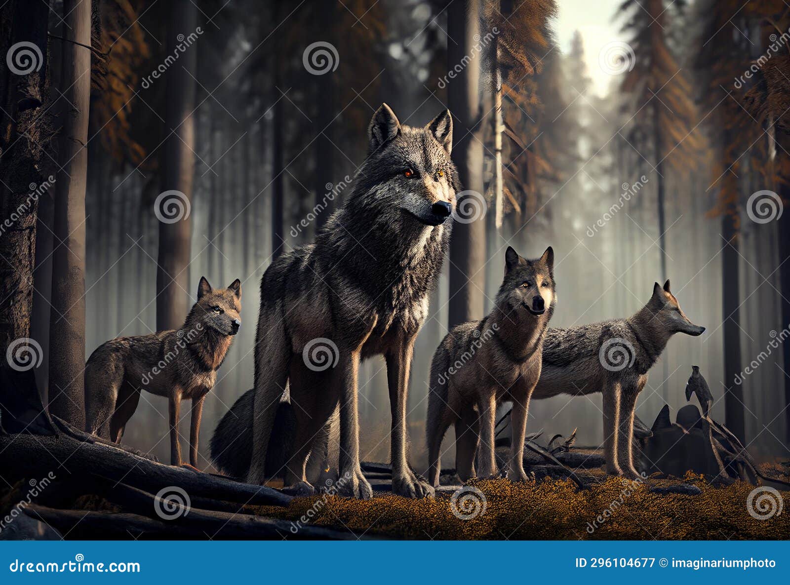 Wolves, Wolf Pack Attacks, on the Hunt Stock Image - Image of hunter ...