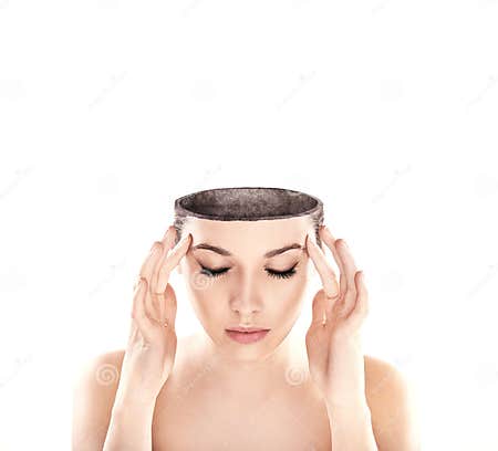 Woman stock image. Image of perception, consciousness - 17343725