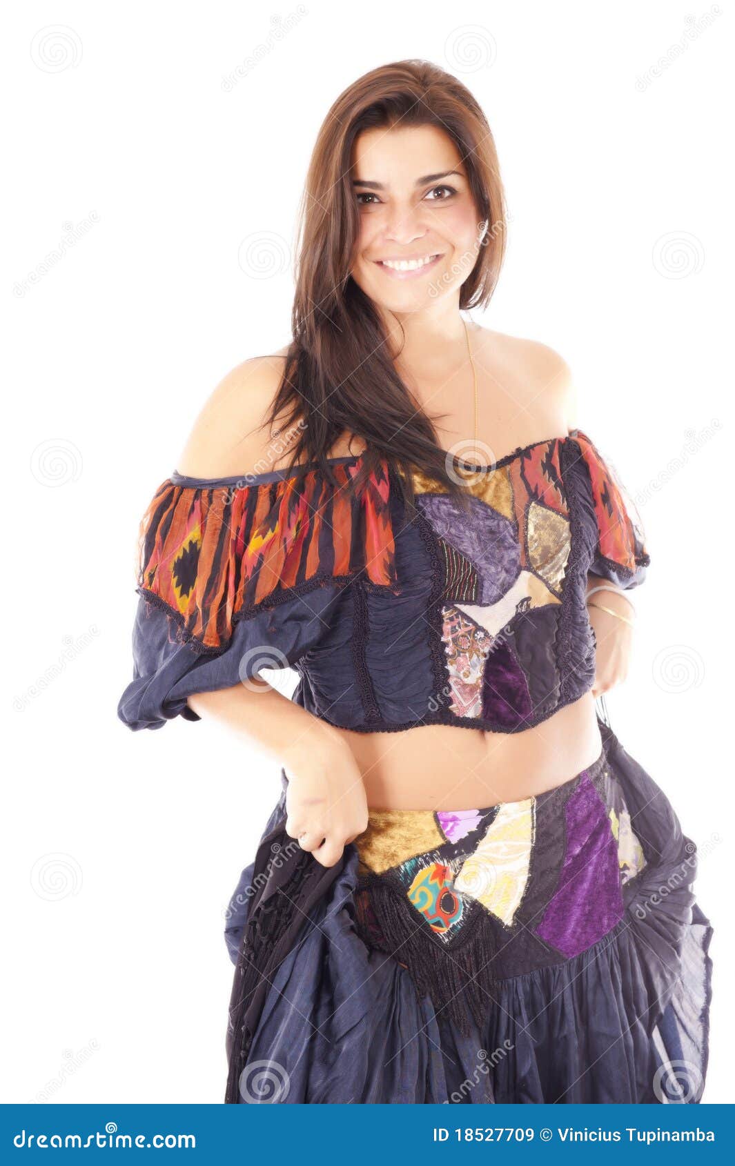 Woman stock image. Image of cute, pretty, gypsy, gipsy - 18527709