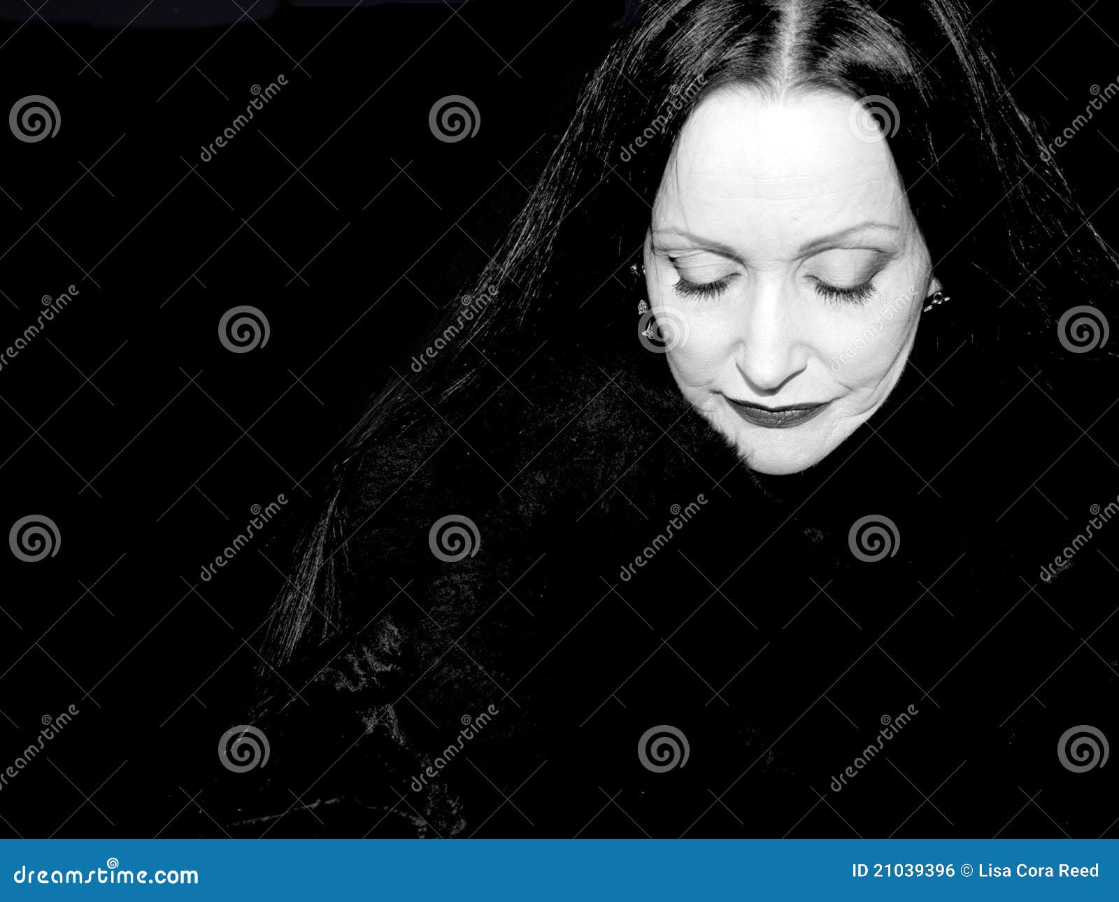 Woman stock photo. Image of white, quiet, lady, portrait - 21039396