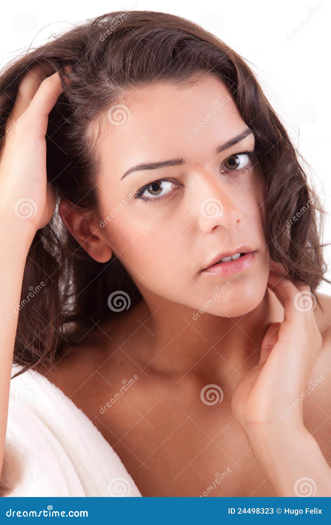 Woman stock image. Image of hair, girl, beautiful, clear - 24498323