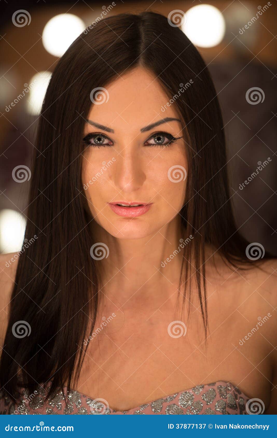 Woman stock image. Image of pretty, young, long, woman - 37877137
