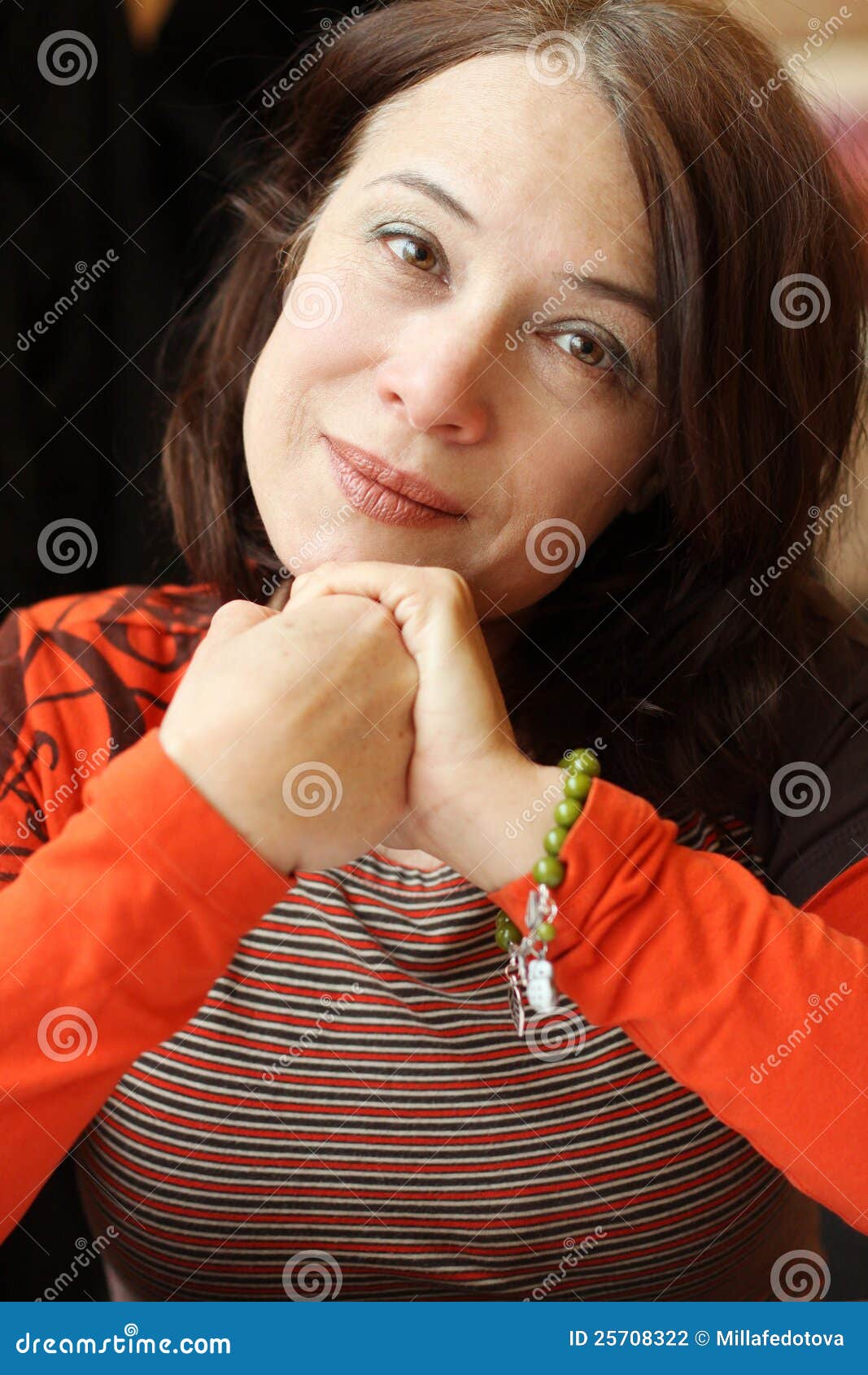 Woman, 40 s beauty stock photo. Image of casual, beautiful - 25708322