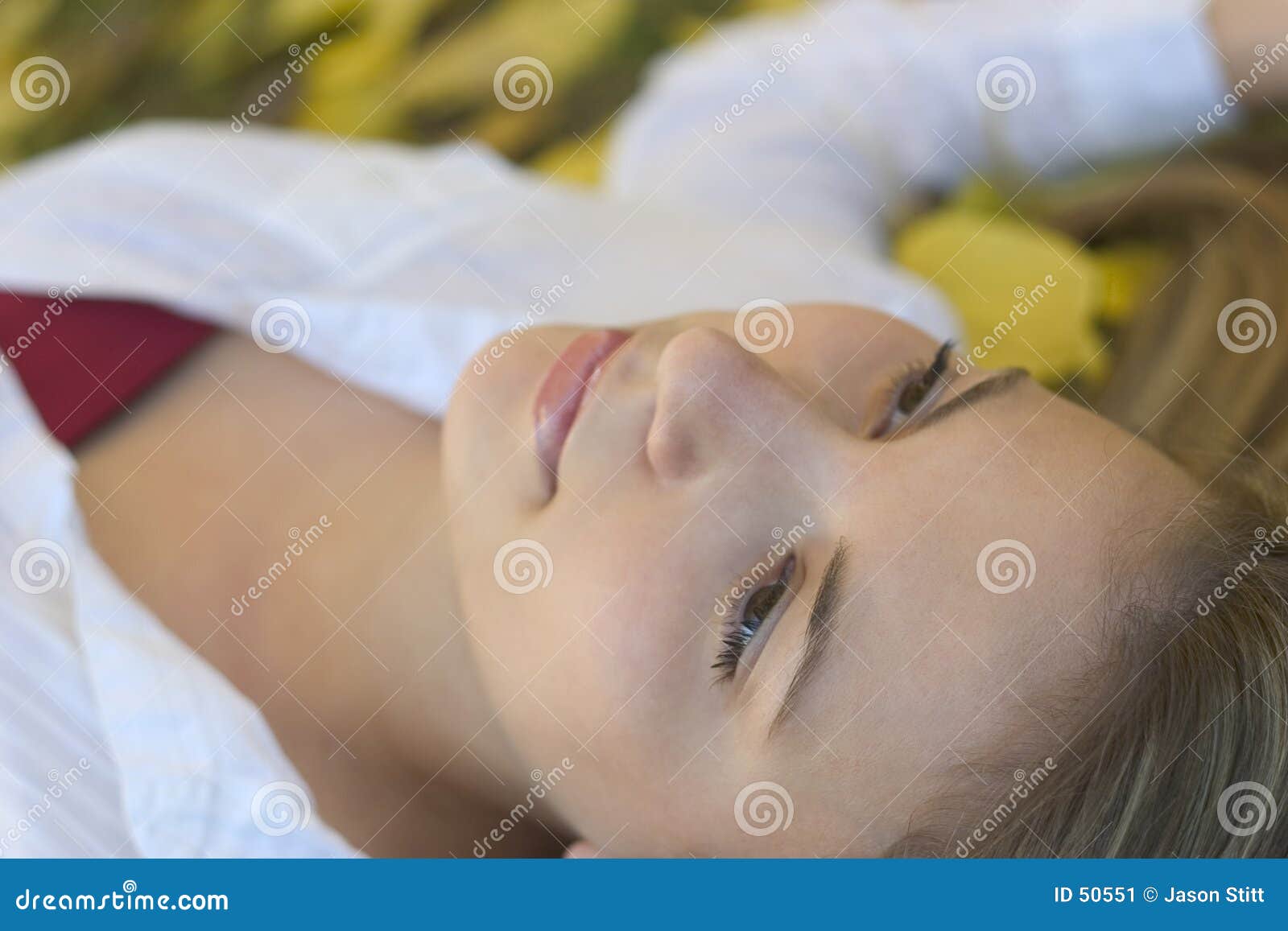 Woman stock image. Image of people, girl, laying, young - 50551
