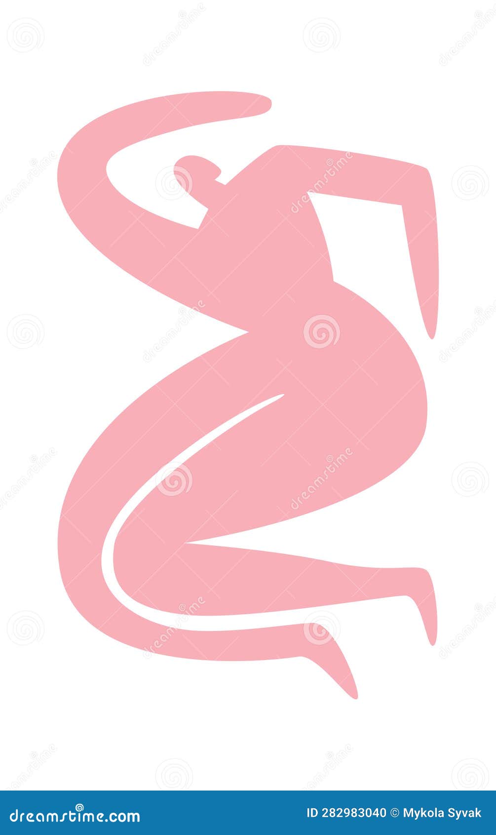 Woman Abstract Silhouette stock vector. Illustration of fashion - 282983040