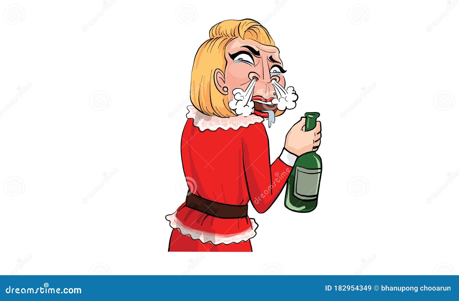 Woman Action Drawing, Doodle Drawing Vector Stock Vector - Illustration ...