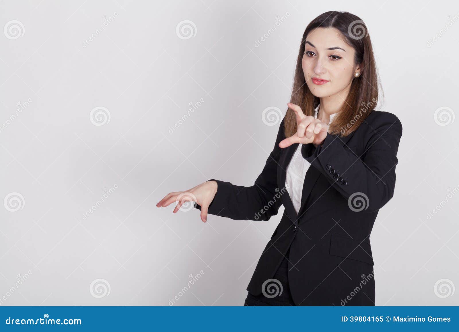 Woman with Active Expressions Stock Image - Image of caucasian, looking ...
