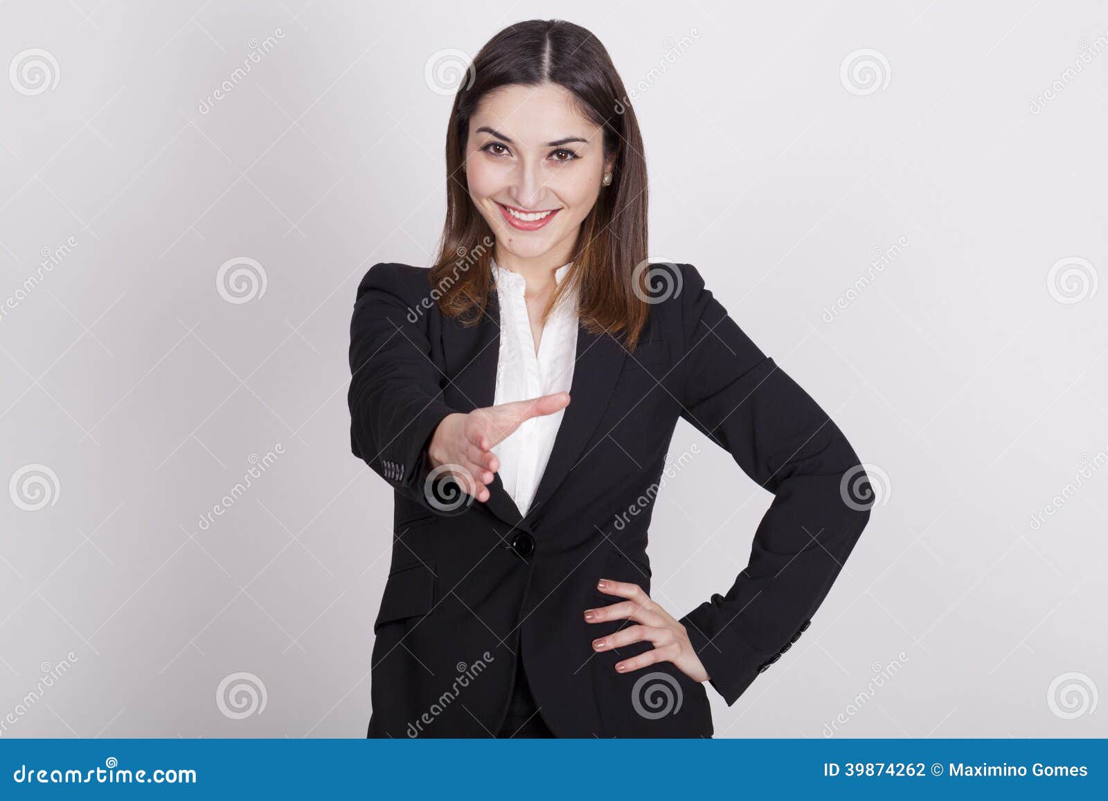 Woman with Active Expressions Stock Photo - Image of friendly ...
