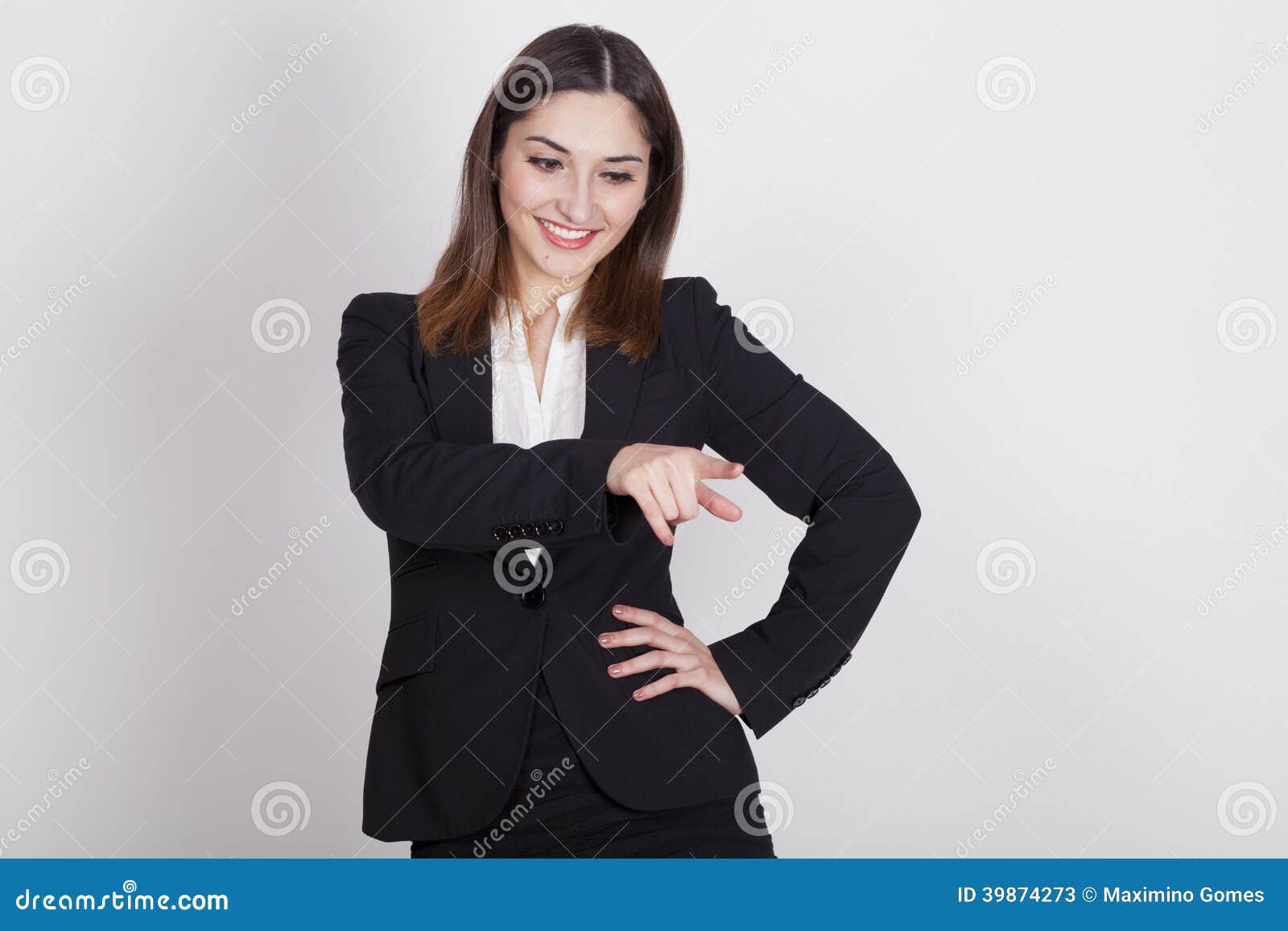 Woman with Active Expressions Stock Image - Image of casual, face: 39874273