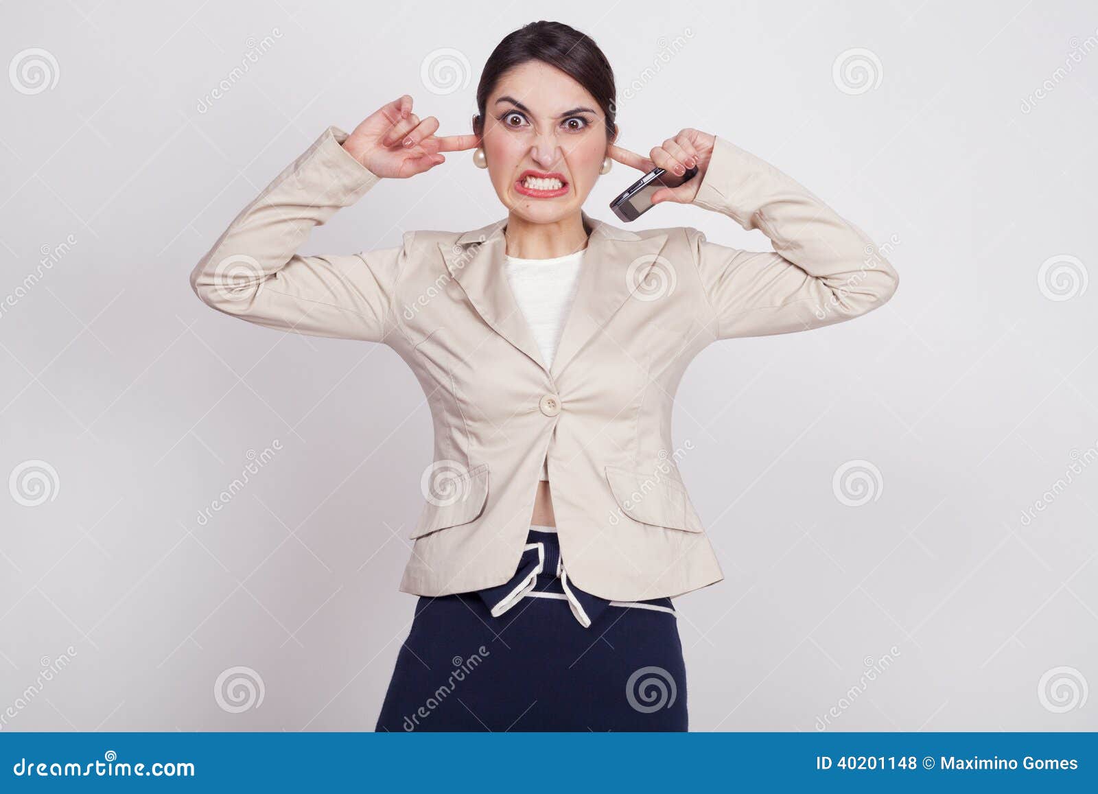Woman with Active Expressions Stock Photo - Image of perfect, good ...